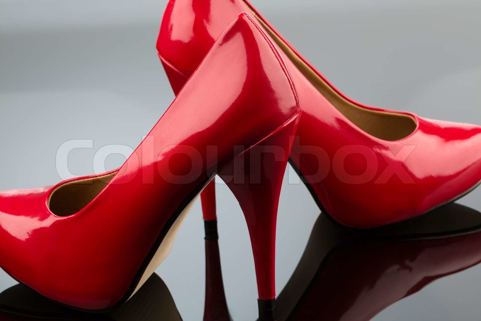 red high heels | Stock image | Colourbox