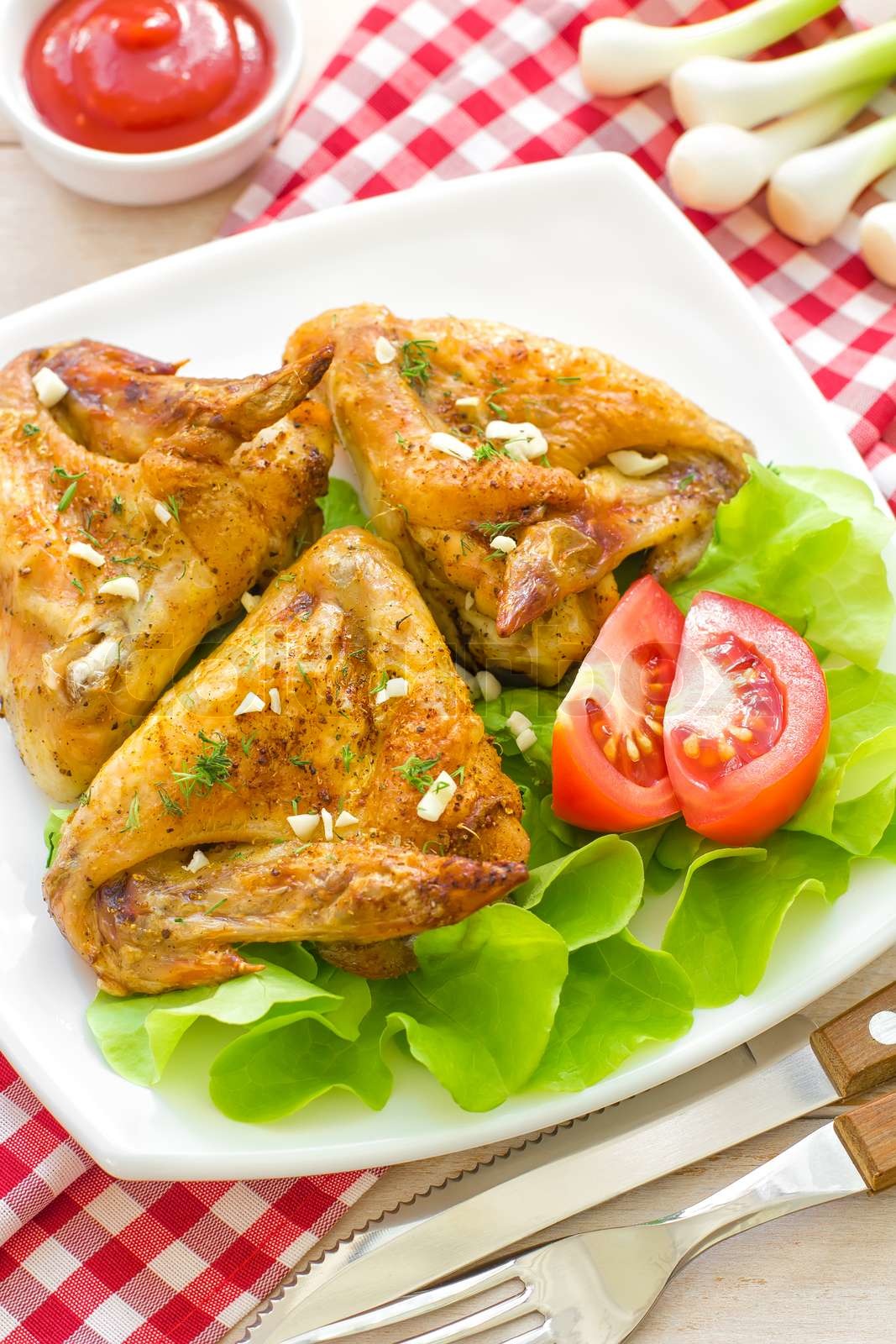 Chicken wings | Stock image | Colourbox