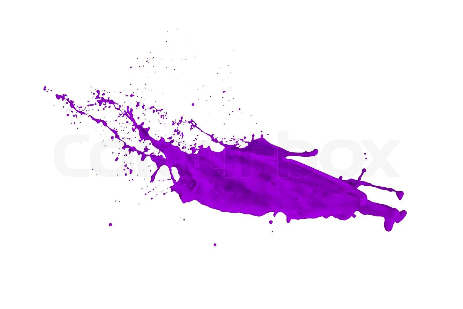 Purple Paint Splash