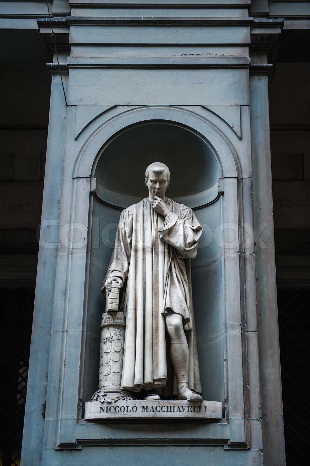 Statue of Nicollo Macchiavelli | Stock image | Colourbox