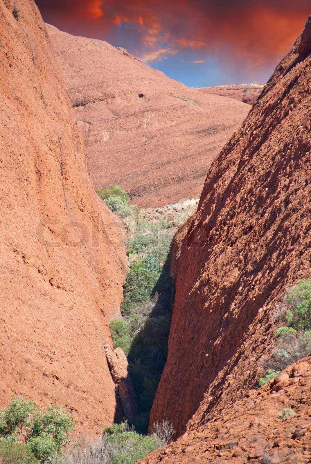 Colors and Mountains of Australian Outback | Stock image | Colourbox