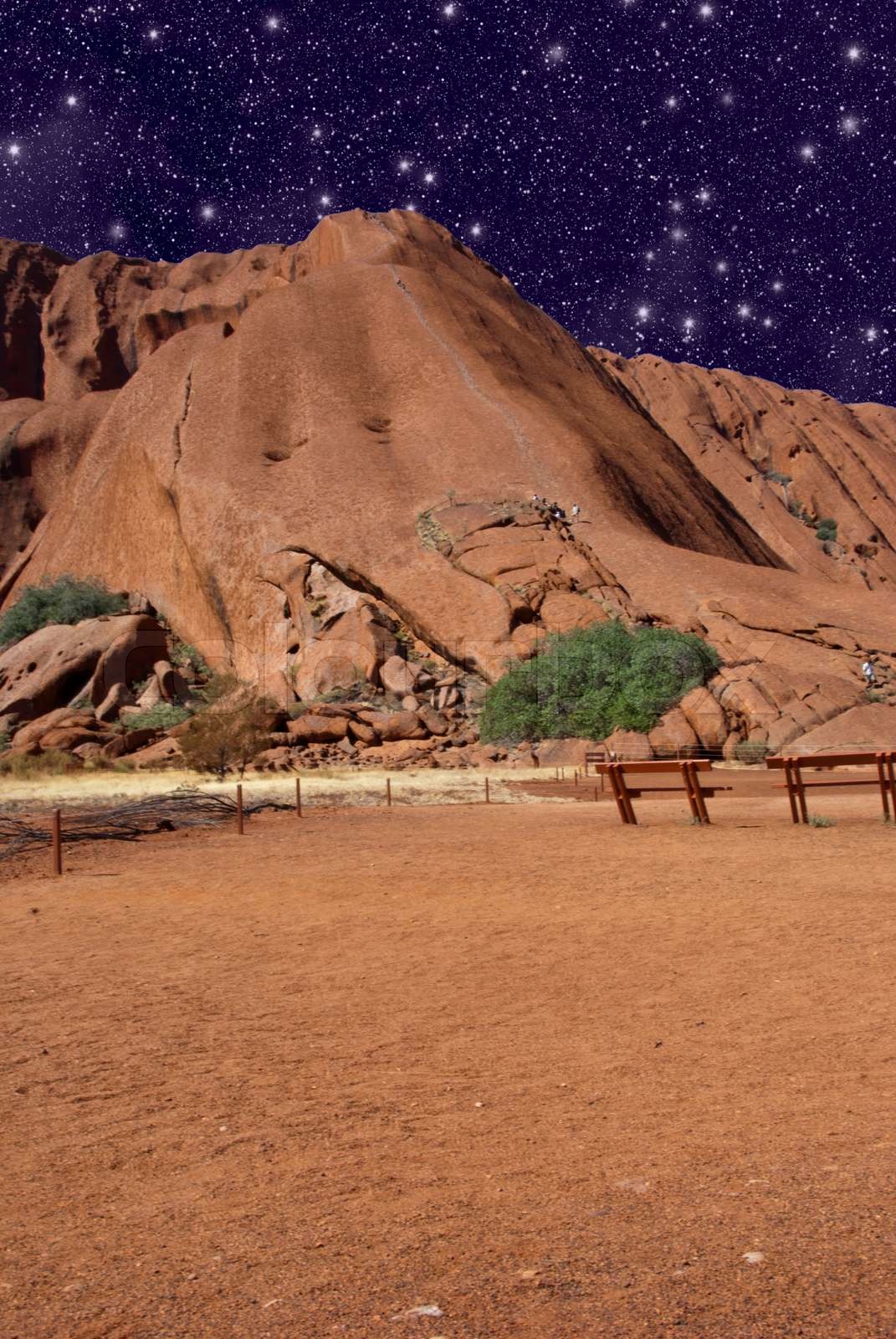Starry Night in the Australian Outback | Stock image | Colourbox