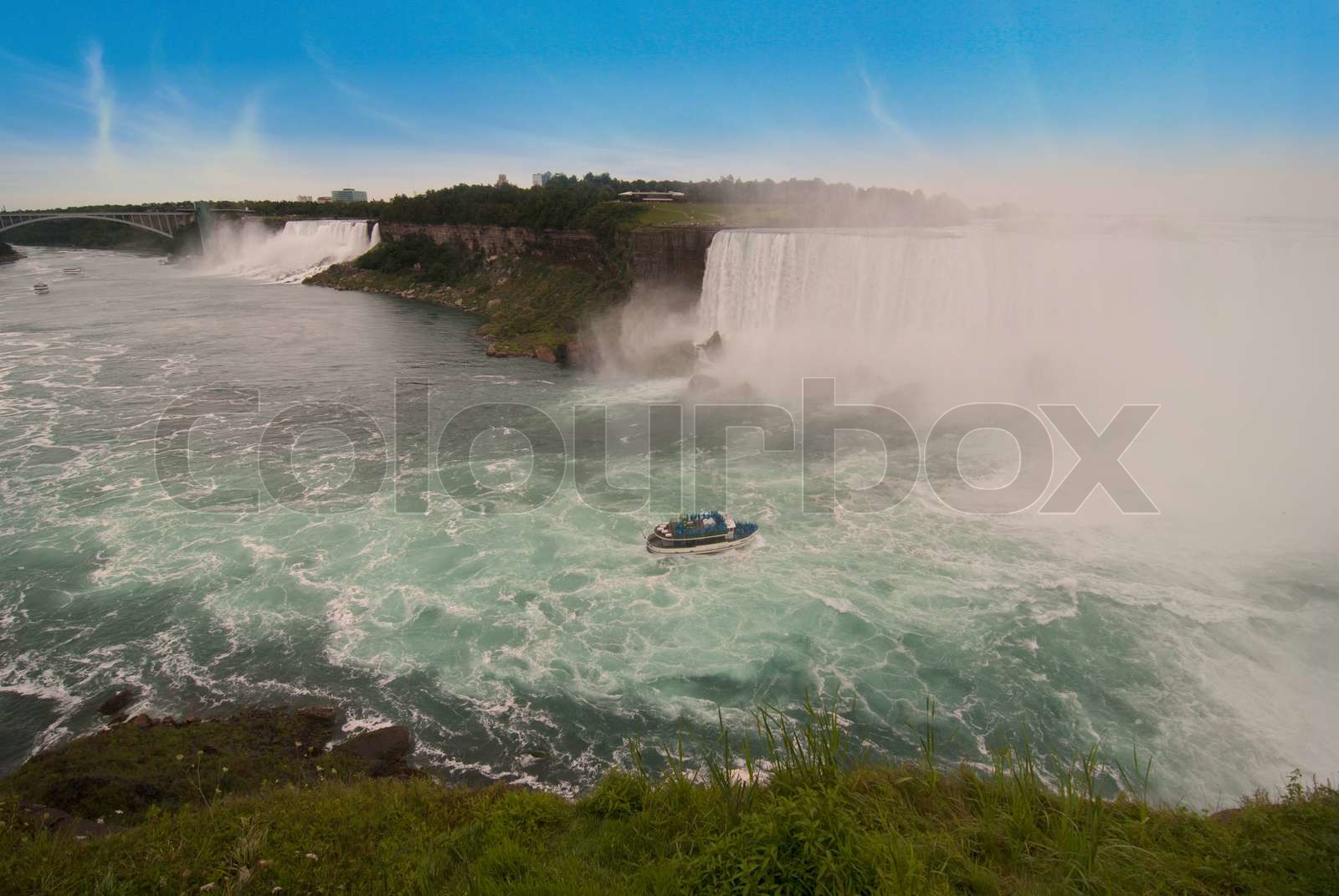 Sunset at Niagara Falls, Canada | Stock image | Colourbox