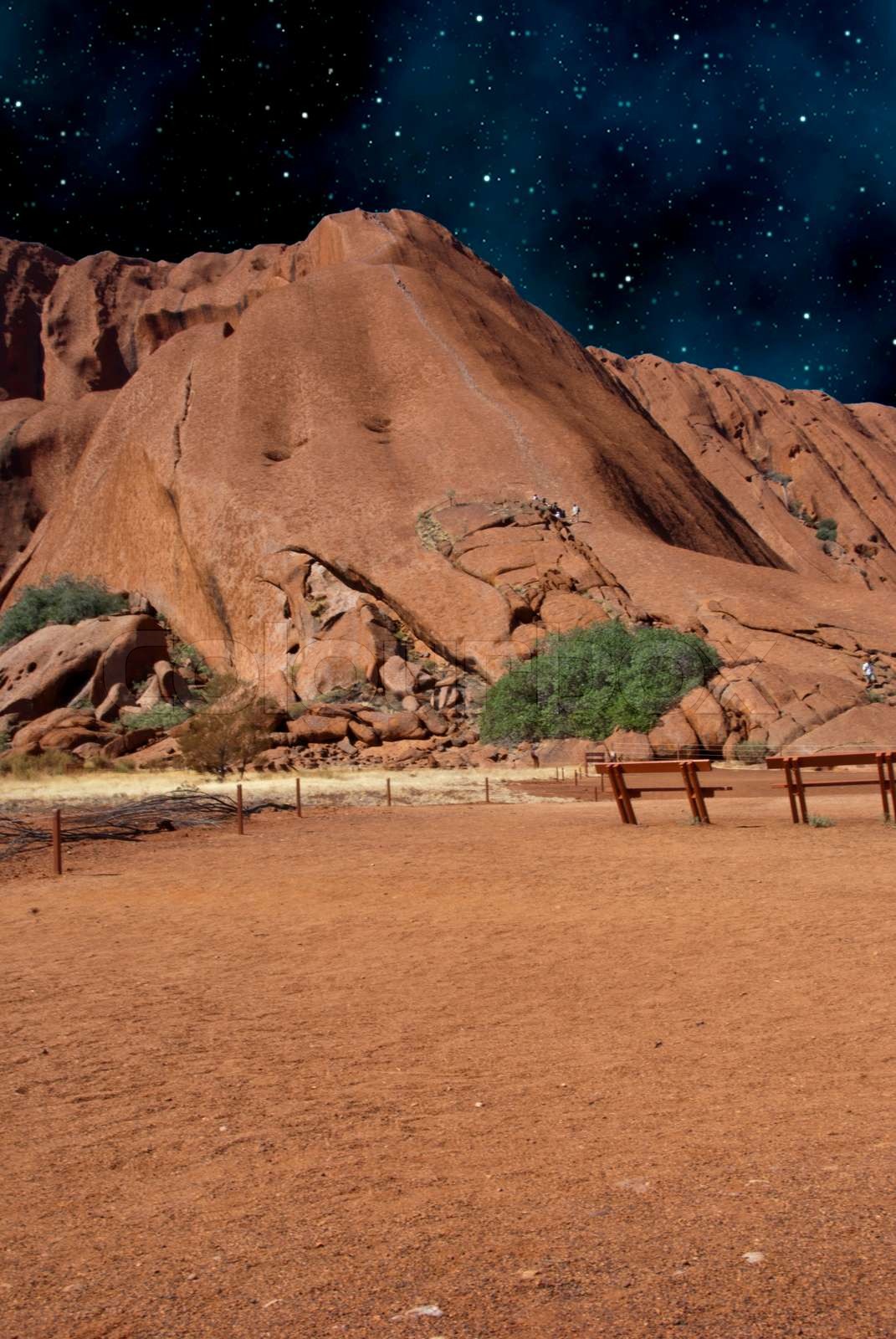 Starry Night in the Australian Outback | Stock image | Colourbox