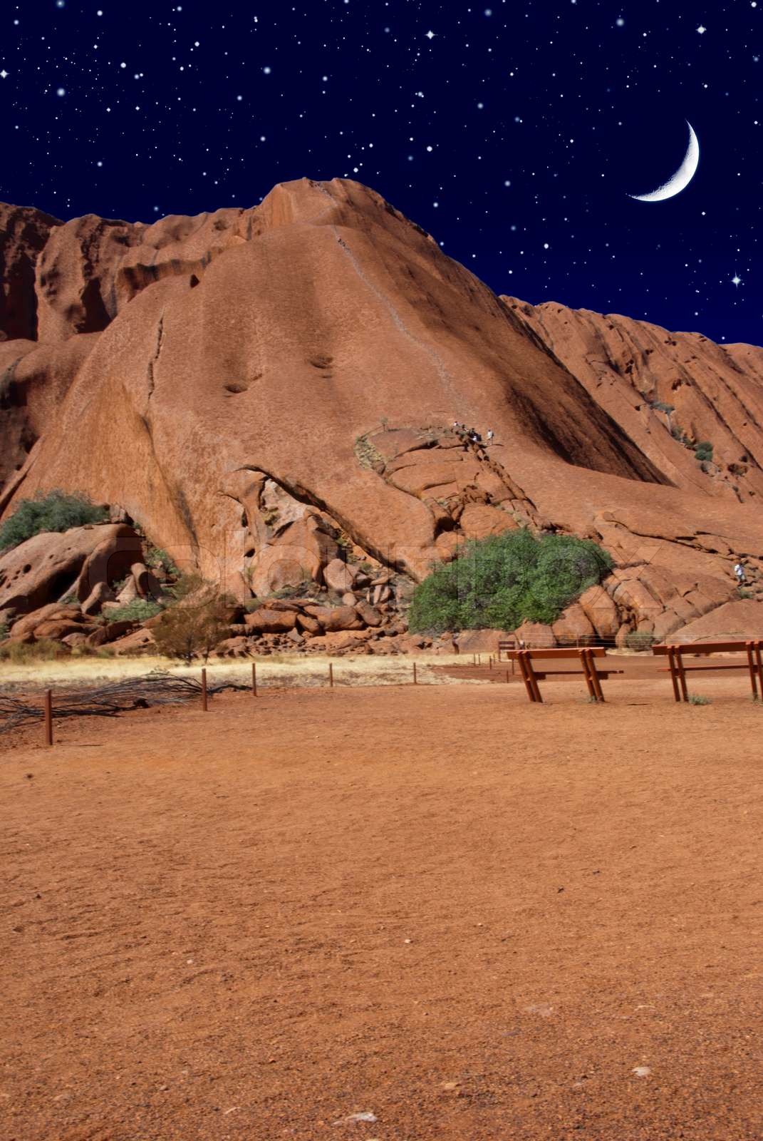 Starry Night in the Australian Outback | Stock image | Colourbox