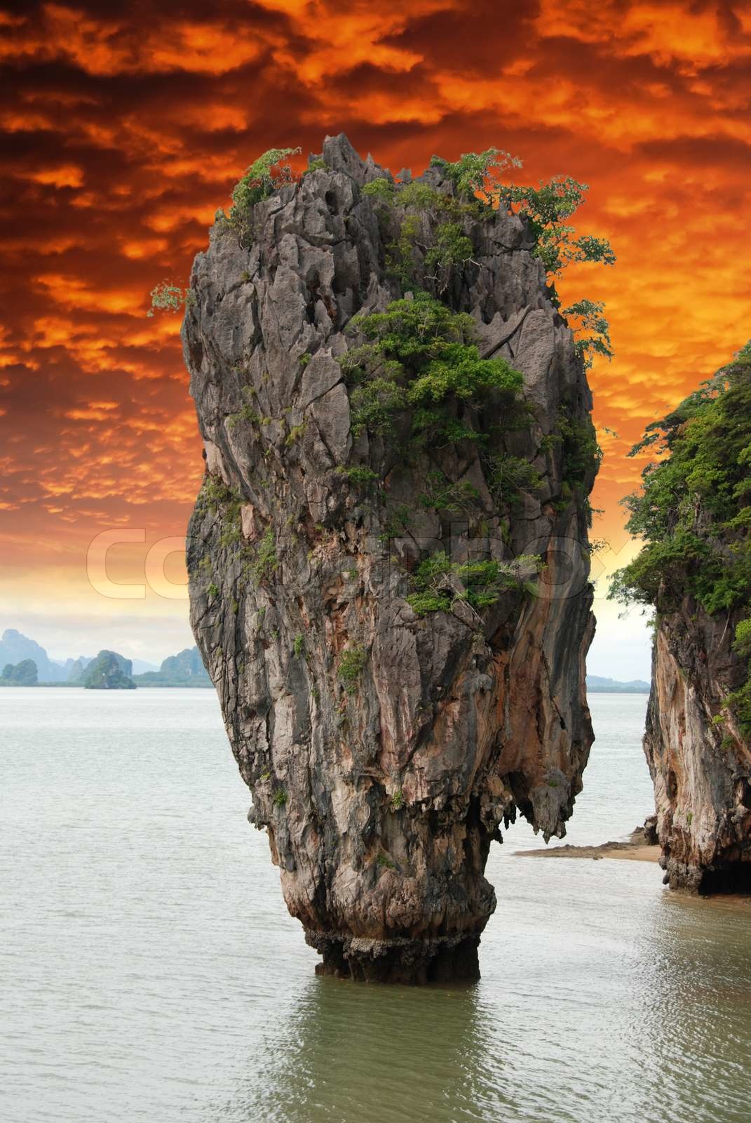 Storm approaching James Bond Island | Stock image | Colourbox