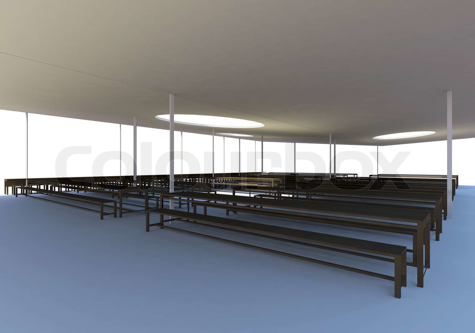 Moderne Kantine | Stock Bild | Colourbox