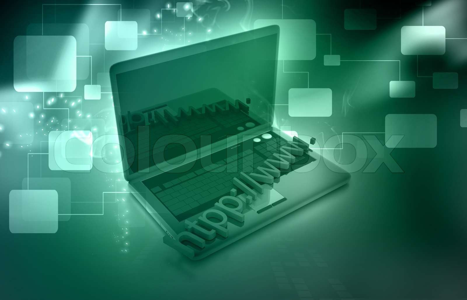 Computer Network | Stock image | Colourbox