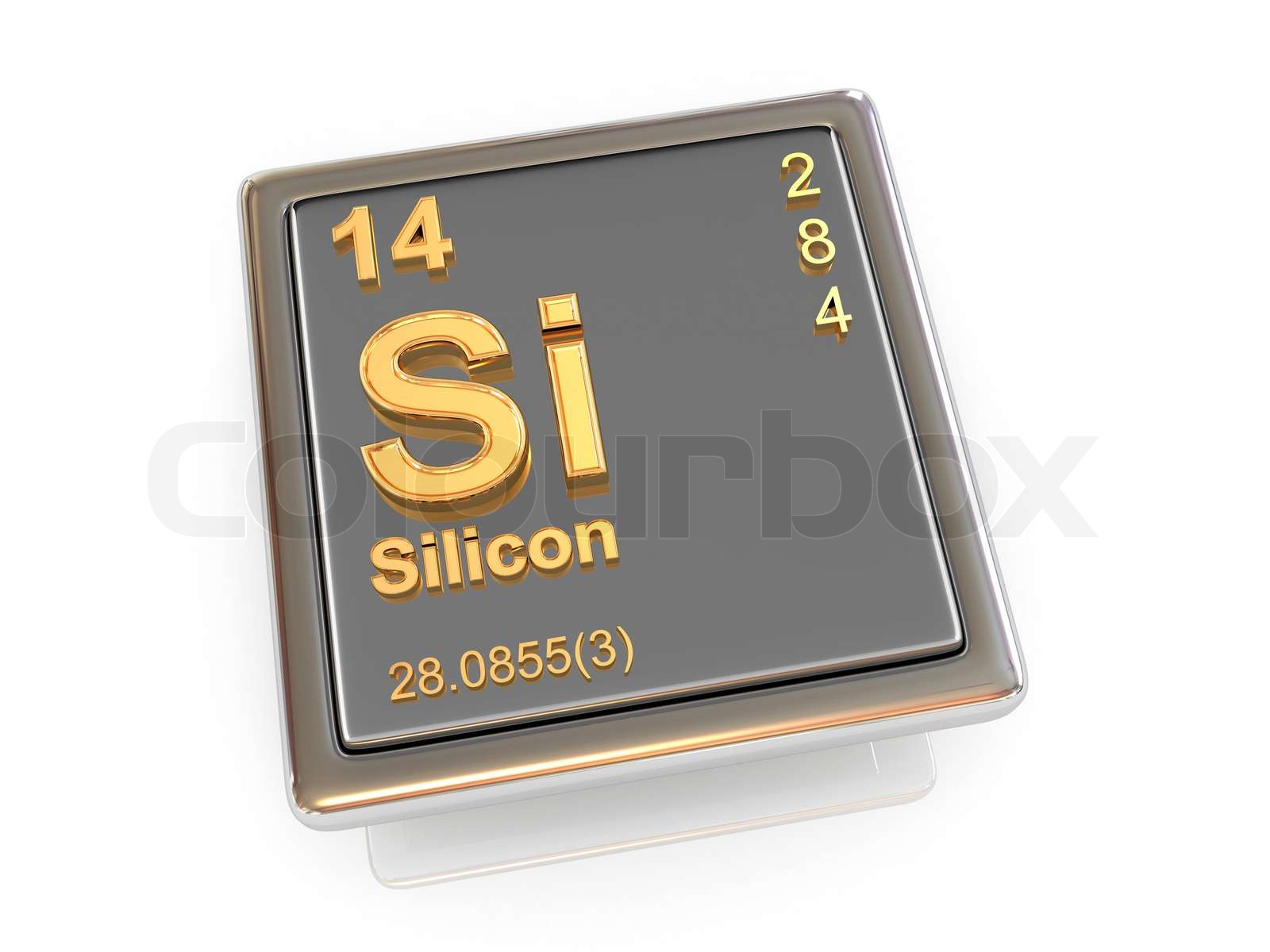 Silicon Chemical element | Stock image | Colourbox