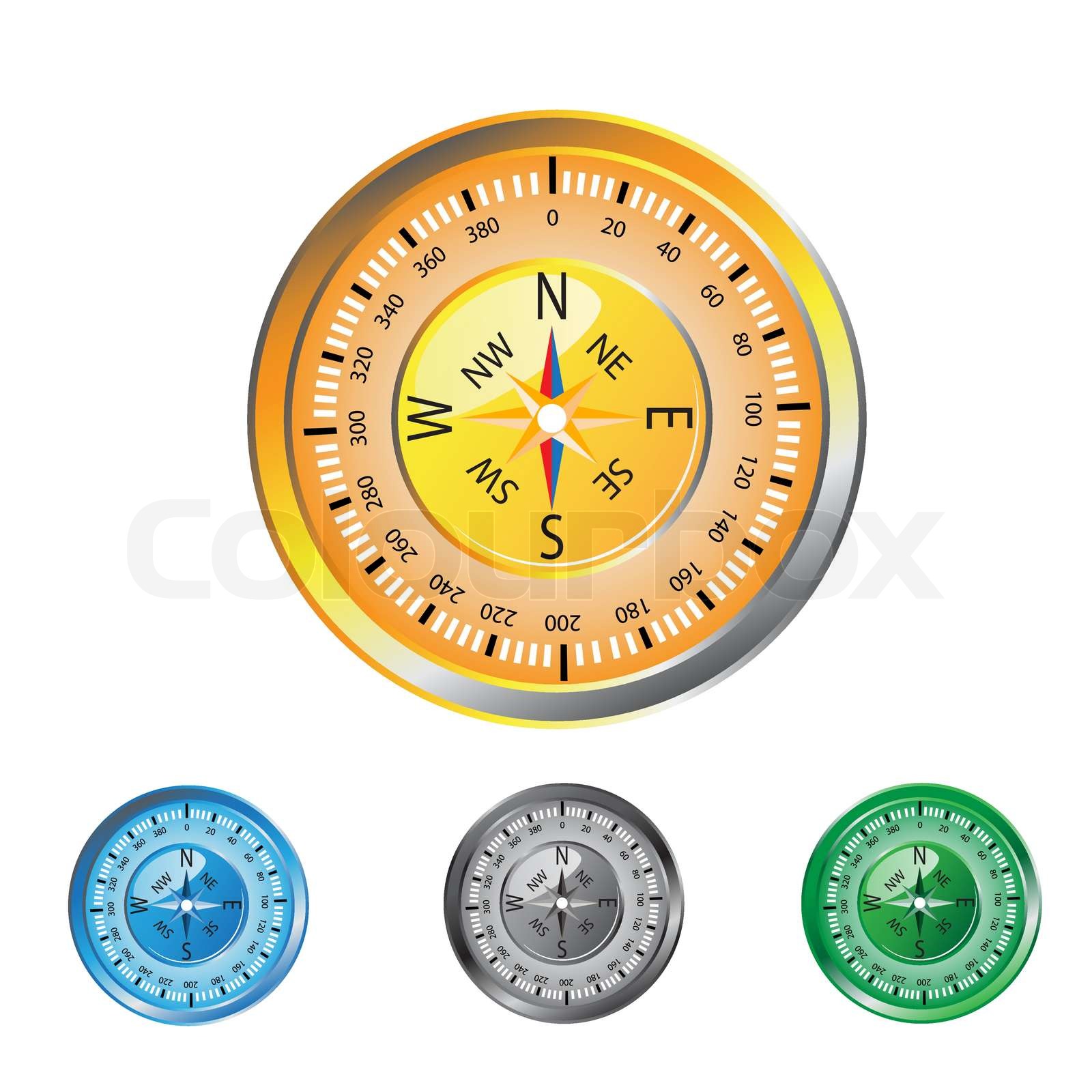 Compass vector eps10 | Stock-Vektor | Colourbox
