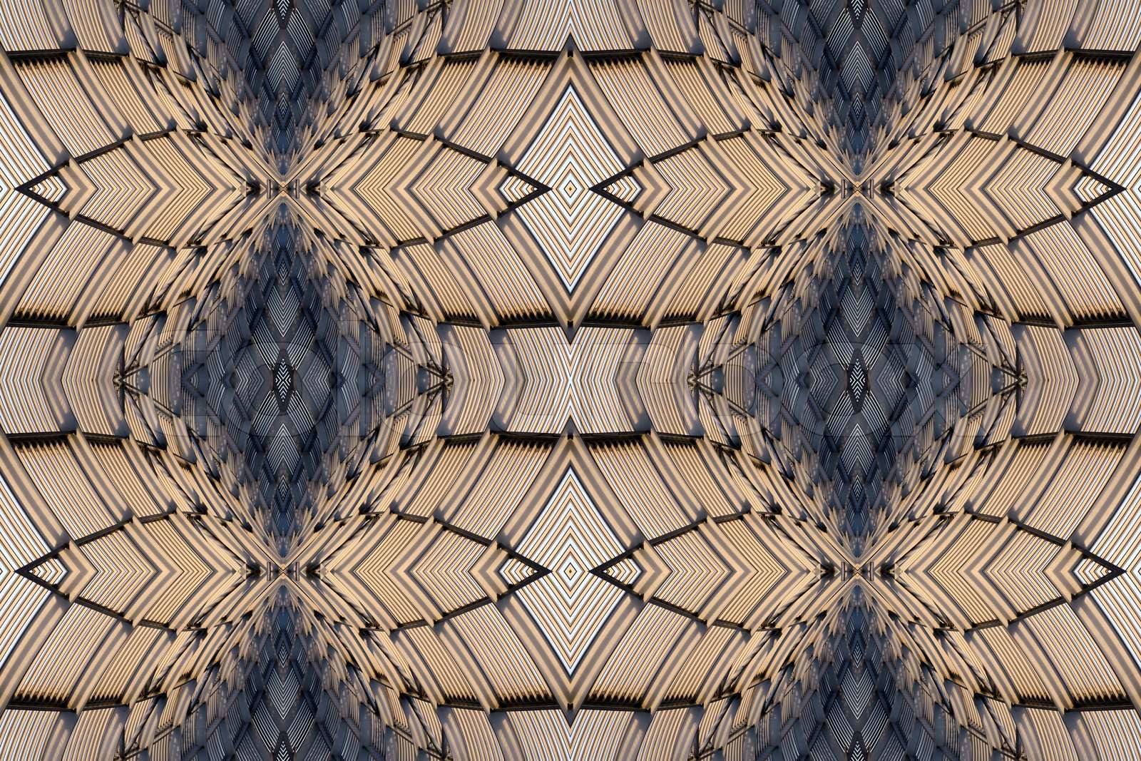 Abstract repeating building structure | Stock image | Colourbox