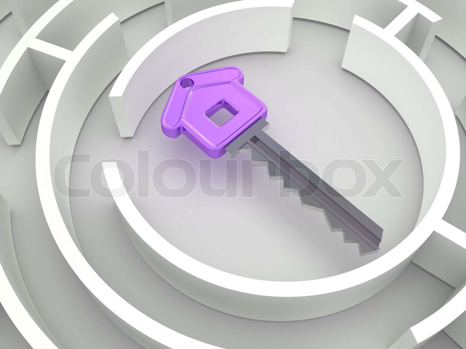 Key to labyrinth | Stock image | Colourbox