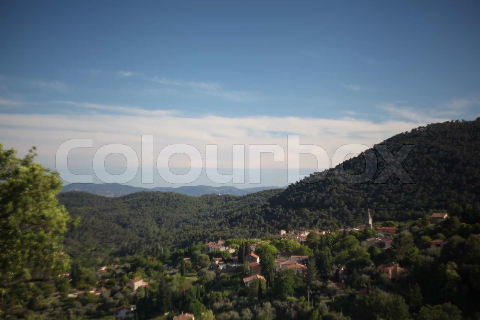 Medieval village of Bargemon, Var, 83, Provence, PACA, France | Stock ...