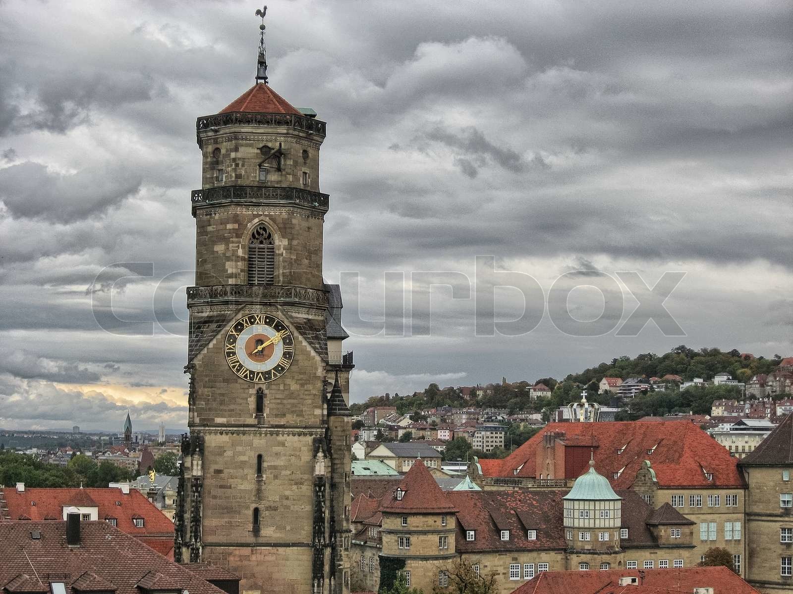 Schöne architectureand Stadtbild von Stuttgart - Deutschland | Stock ...