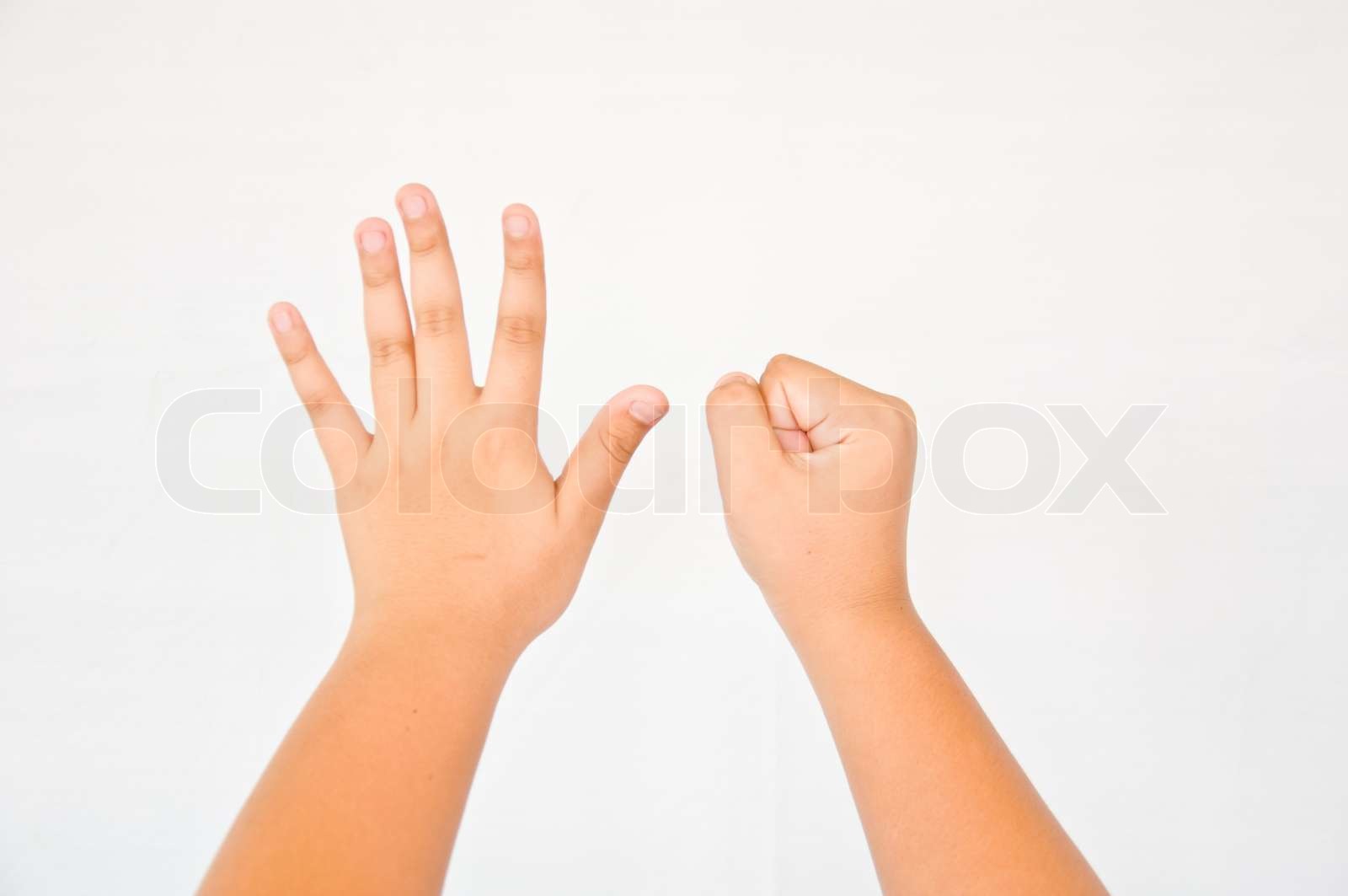 Finger from children hand | Stock image | Colourbox