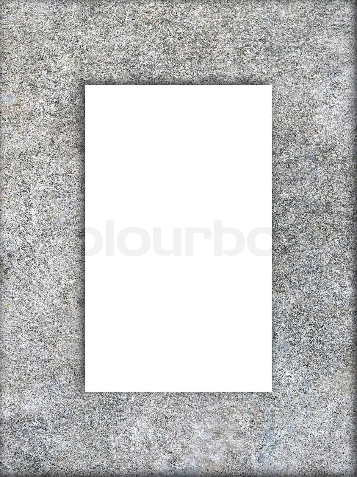 concrete picture frame | Stock image | Colourbox