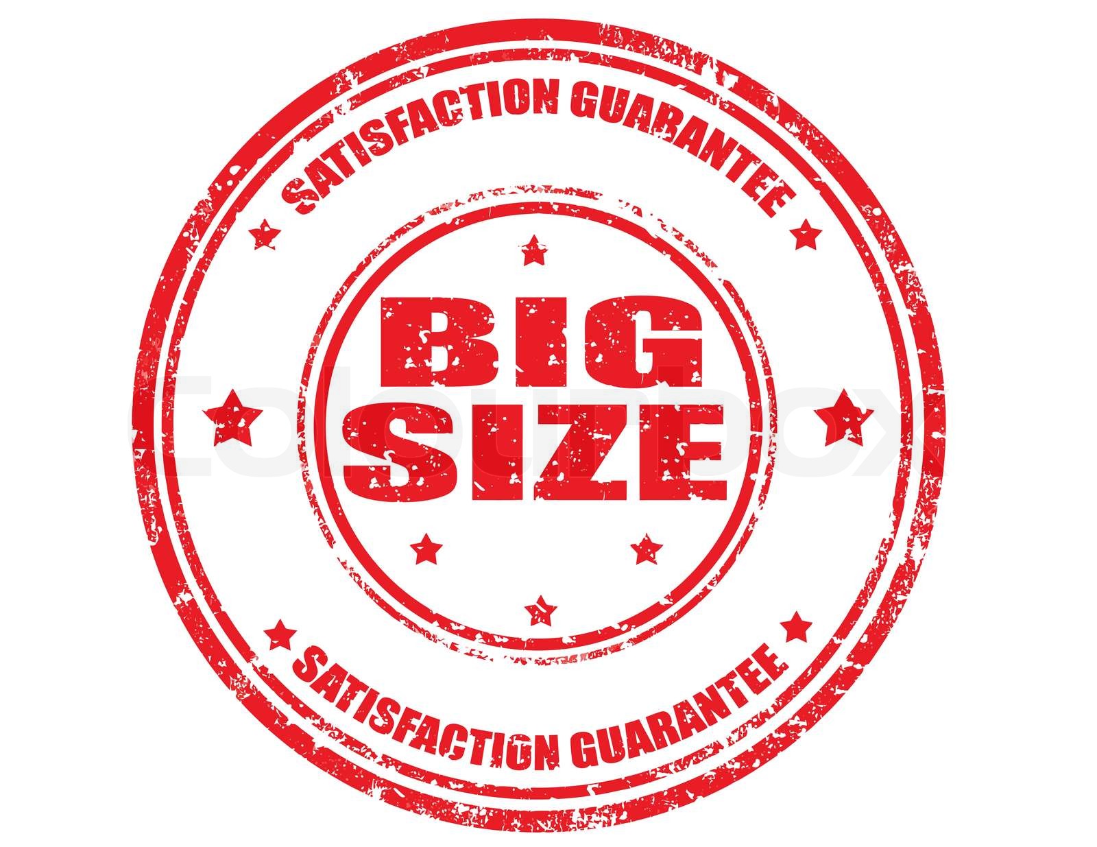 Big size-stamp | Stock vector | Colourbox