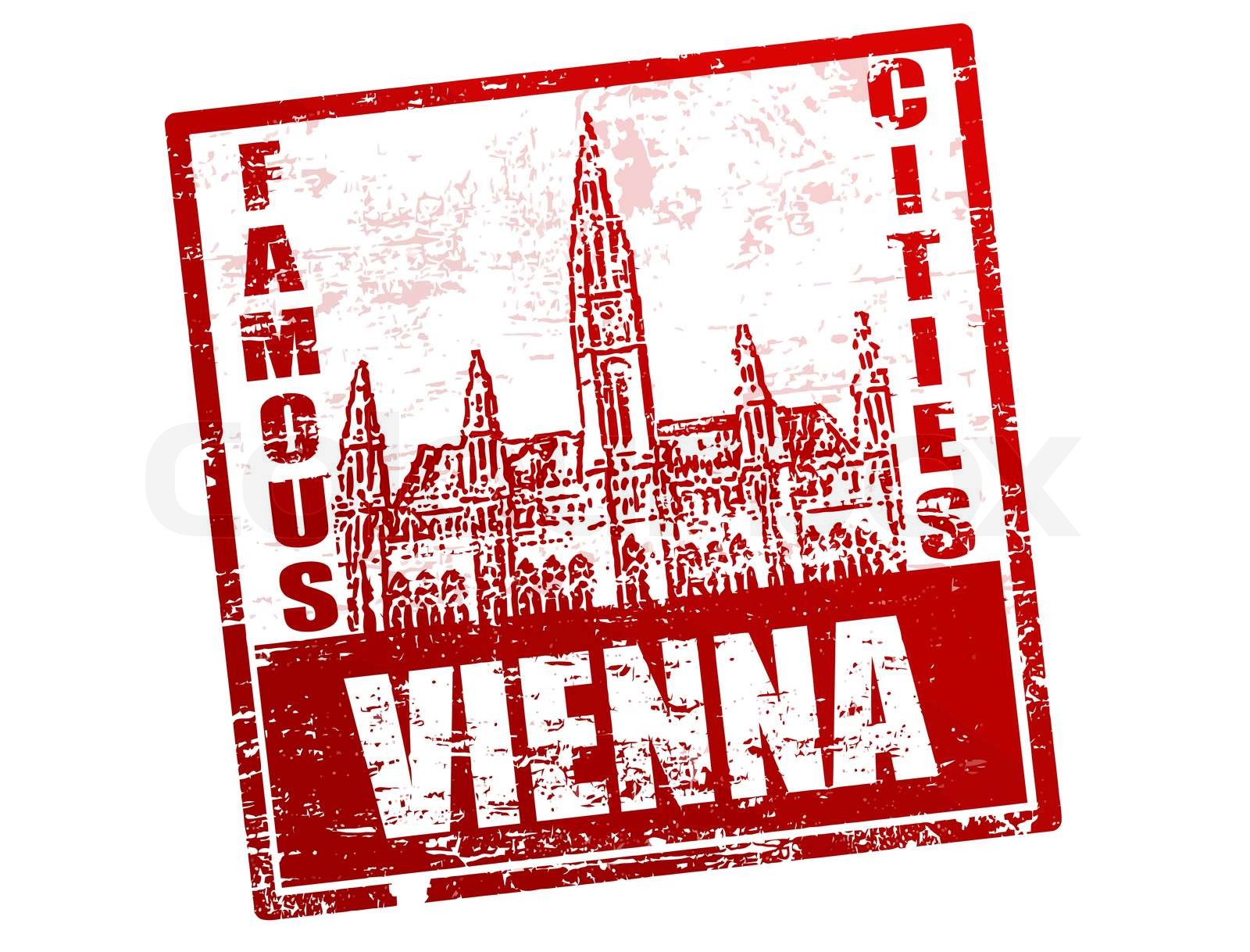 Vienna stamp | Stock vector | Colourbox