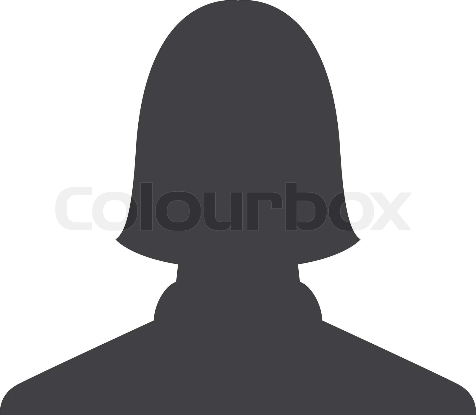 female profilbillede | Stock vektor | Colourbox