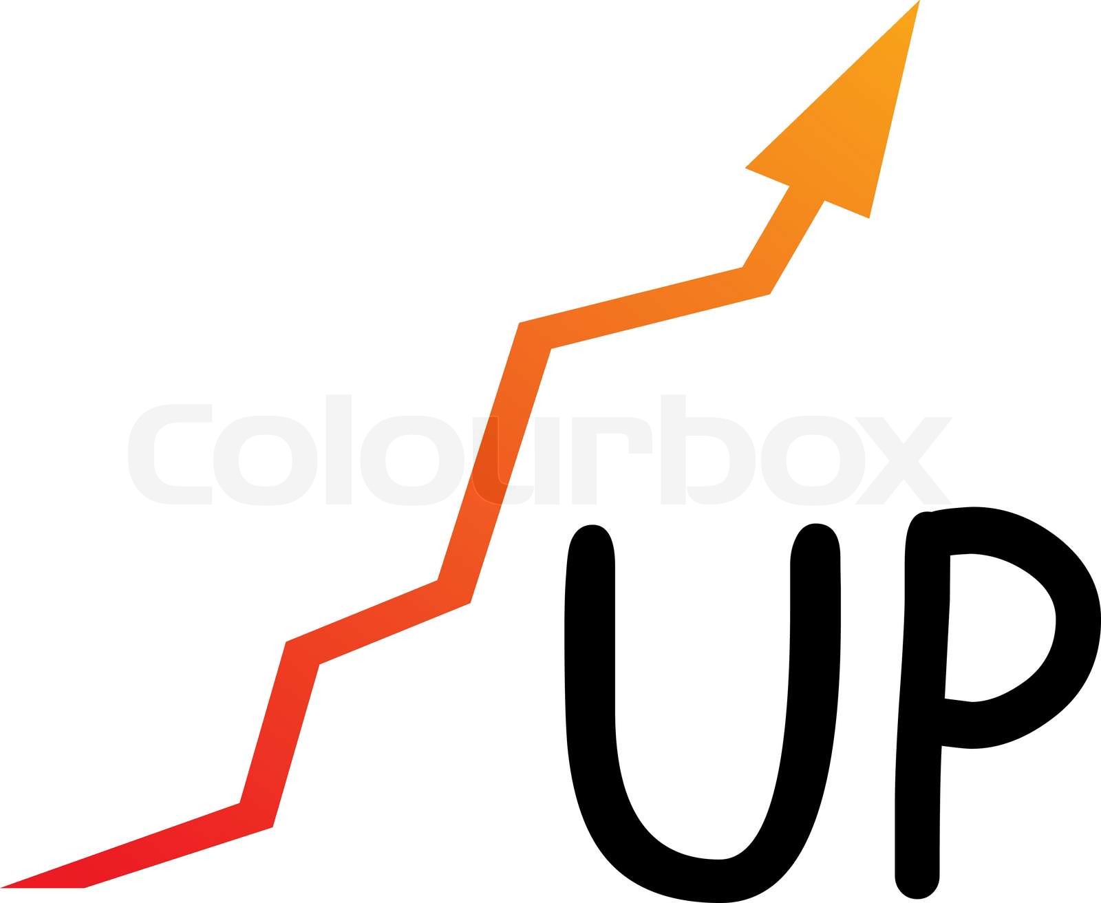 graph up | Stock vector | Colourbox