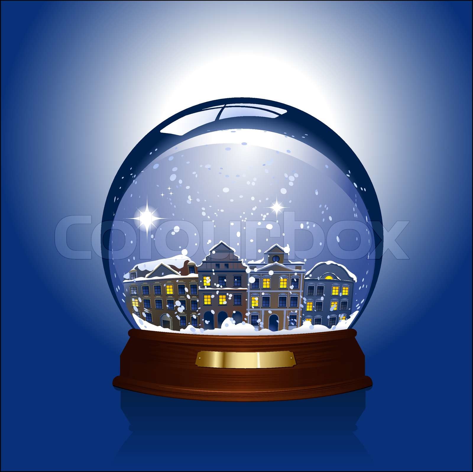 Snowglobe | Stock vector | Colourbox