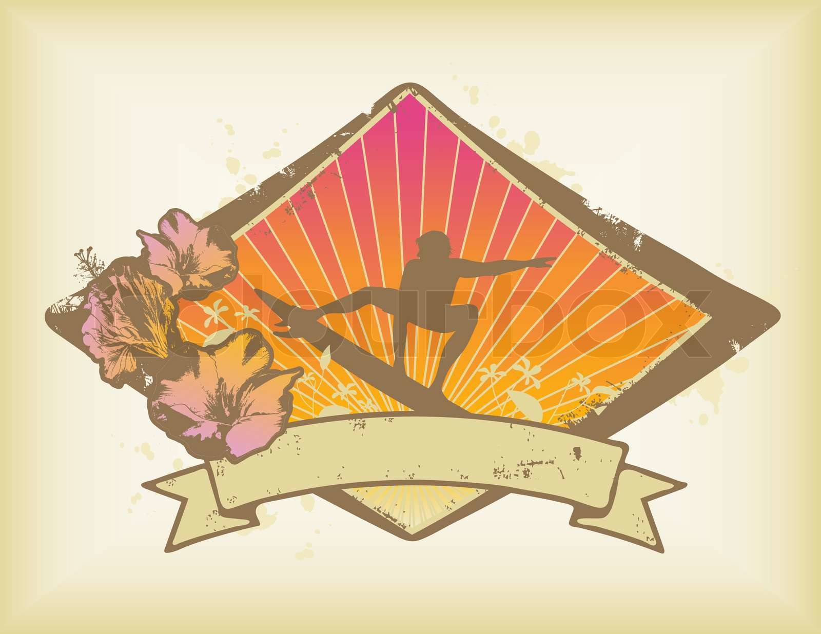 Surf-crest | Stock vector | Colourbox