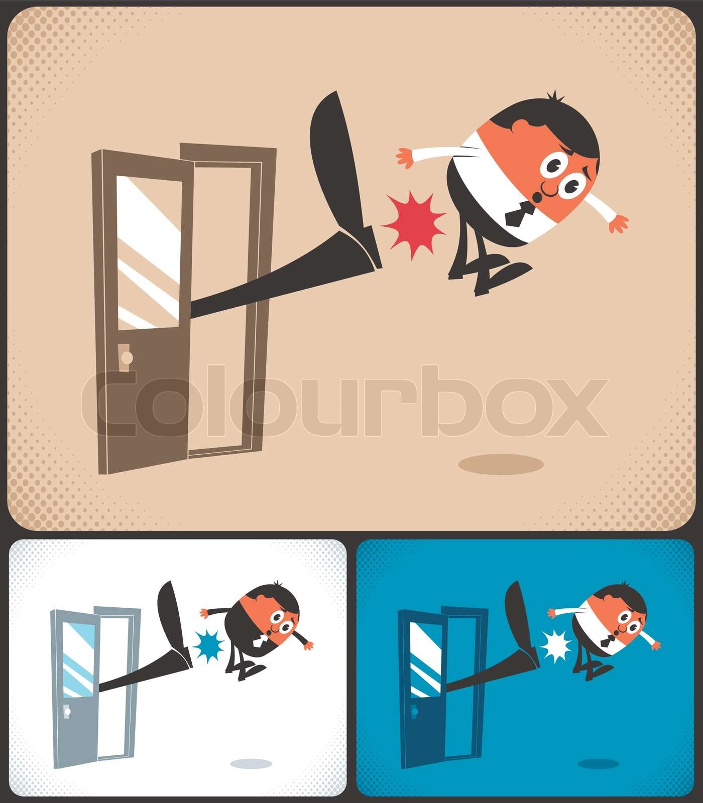 Kicked Out | Stock vector | Colourbox