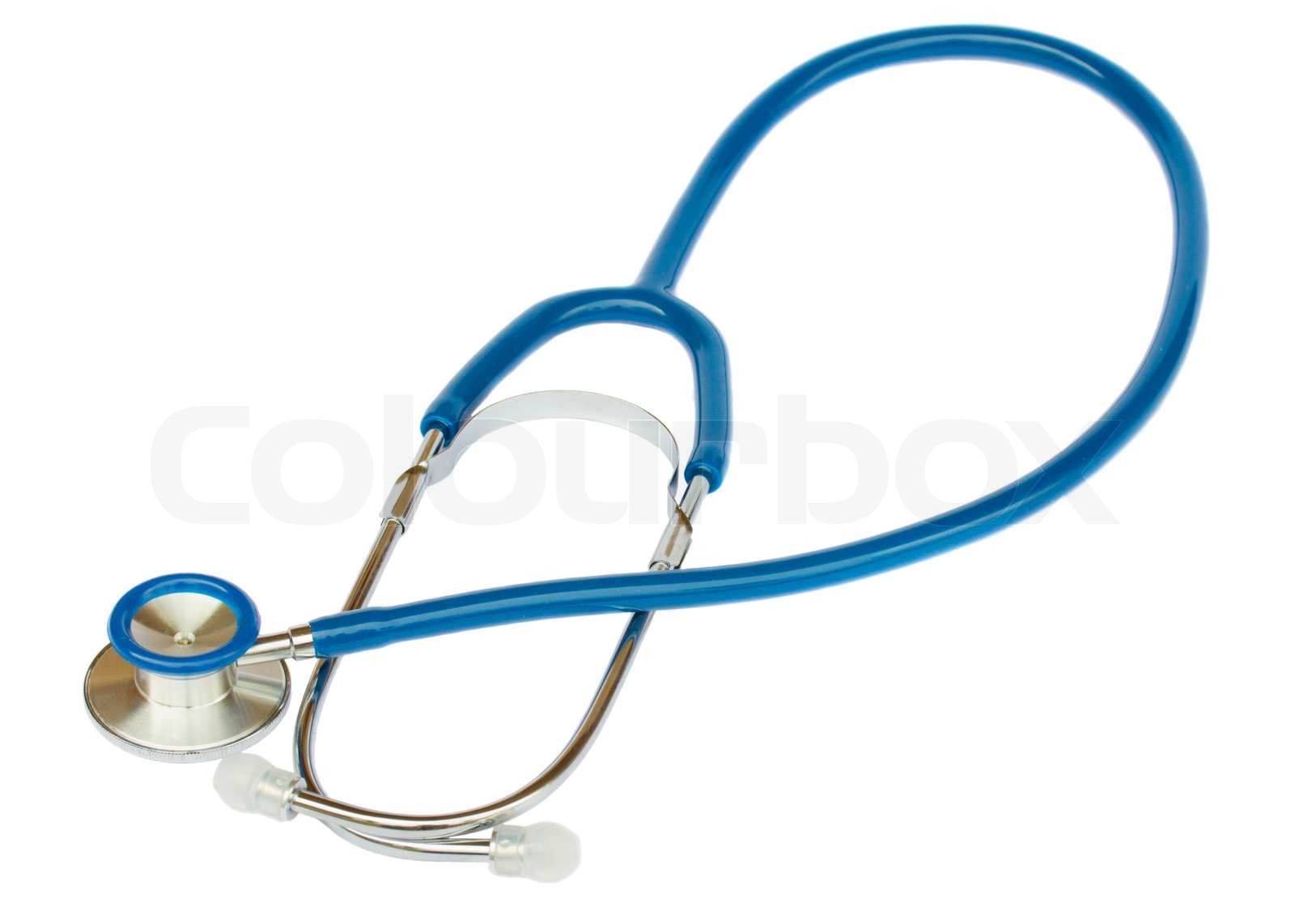 Blue stethoscope | Stock image | Colourbox
