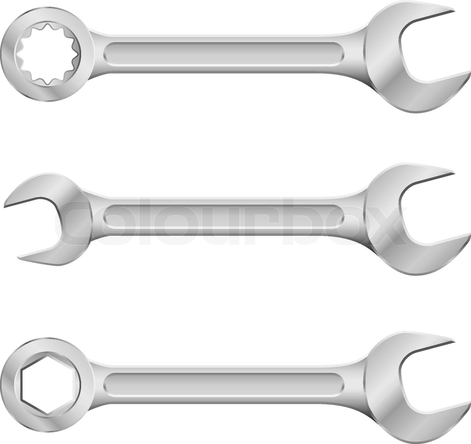wrench | Stock vector | Colourbox