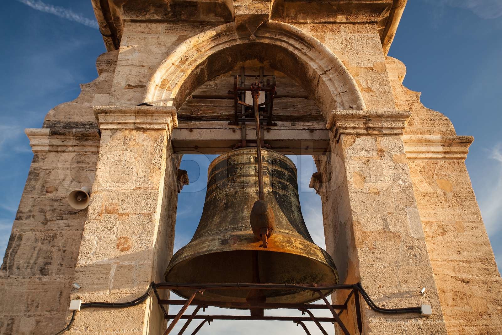Bell on top of a cathedral | Stock image | Colourbox