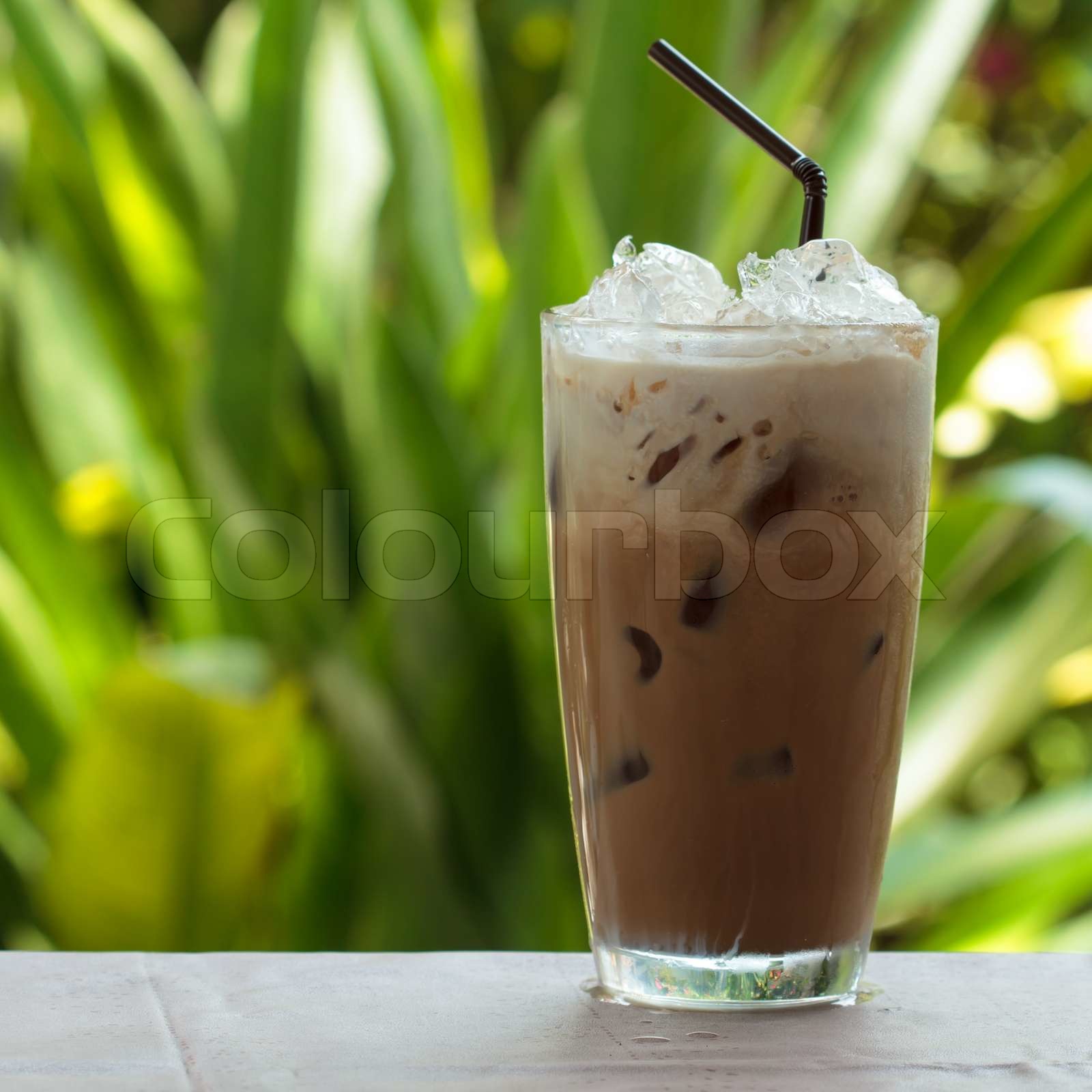 iced coffee with milk | Stock image | Colourbox