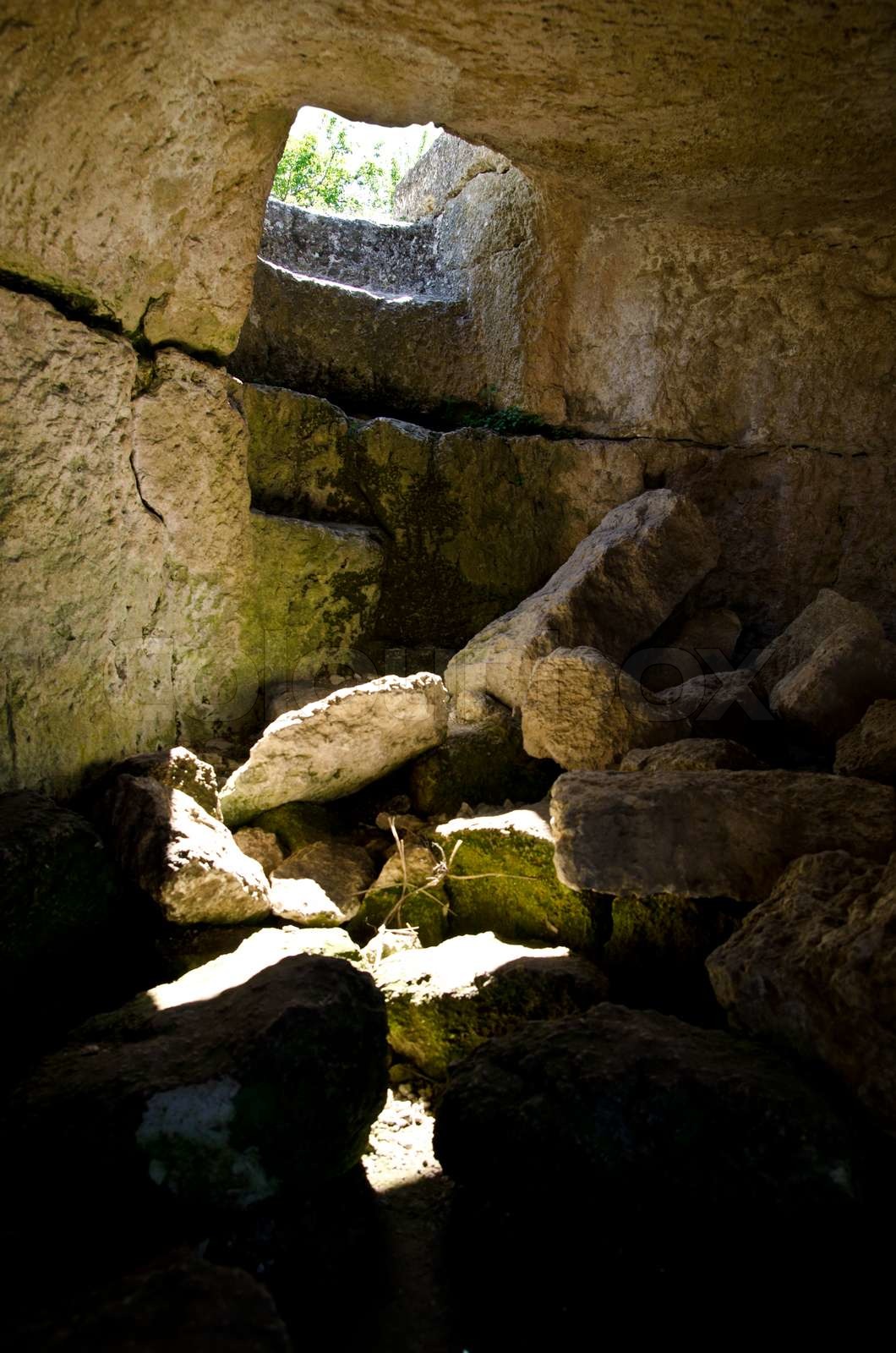 ancient cave | Stock image | Colourbox