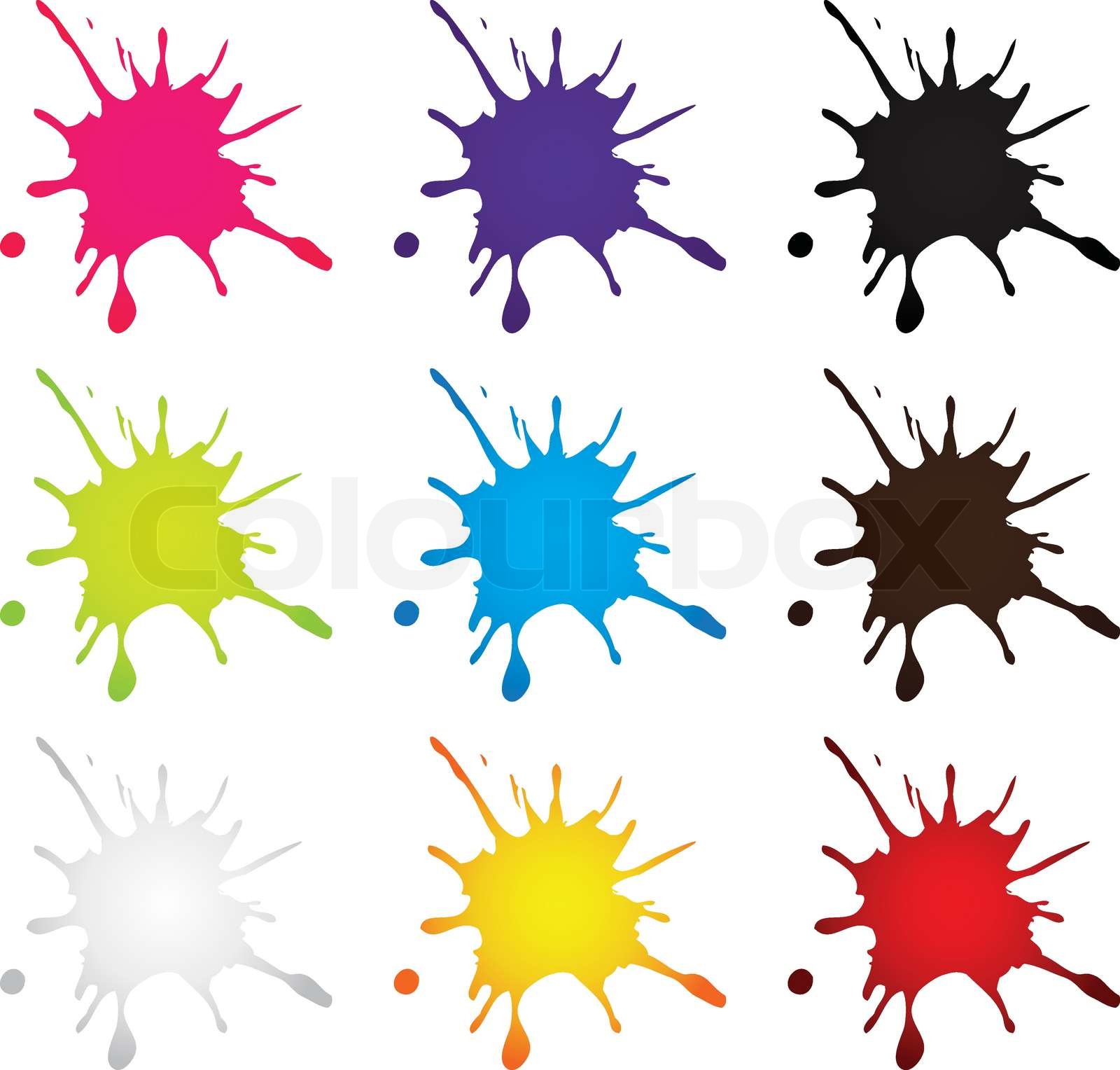 ink drop | Stock vector | Colourbox