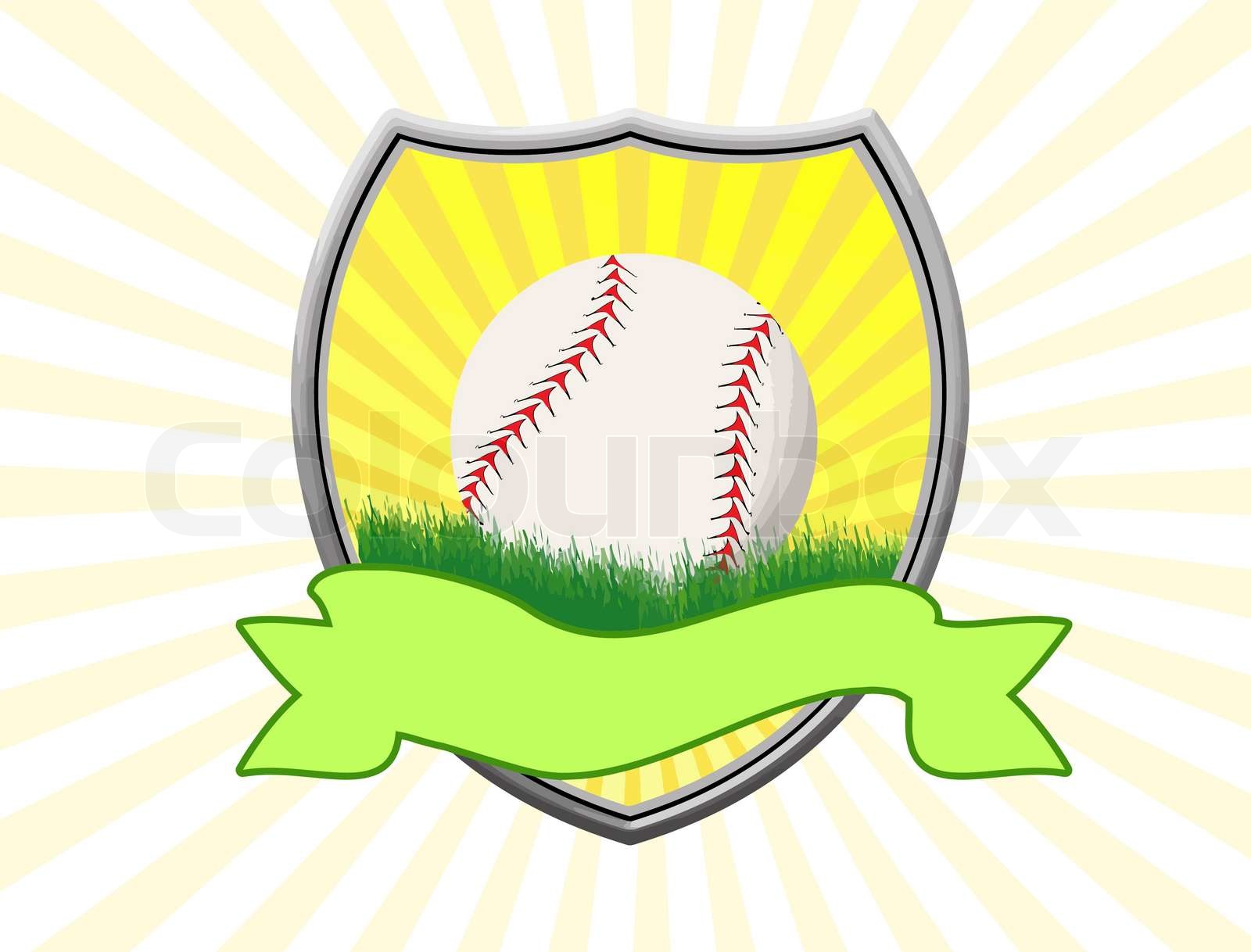 Baseball Schild | Stock-Vektor | Colourbox