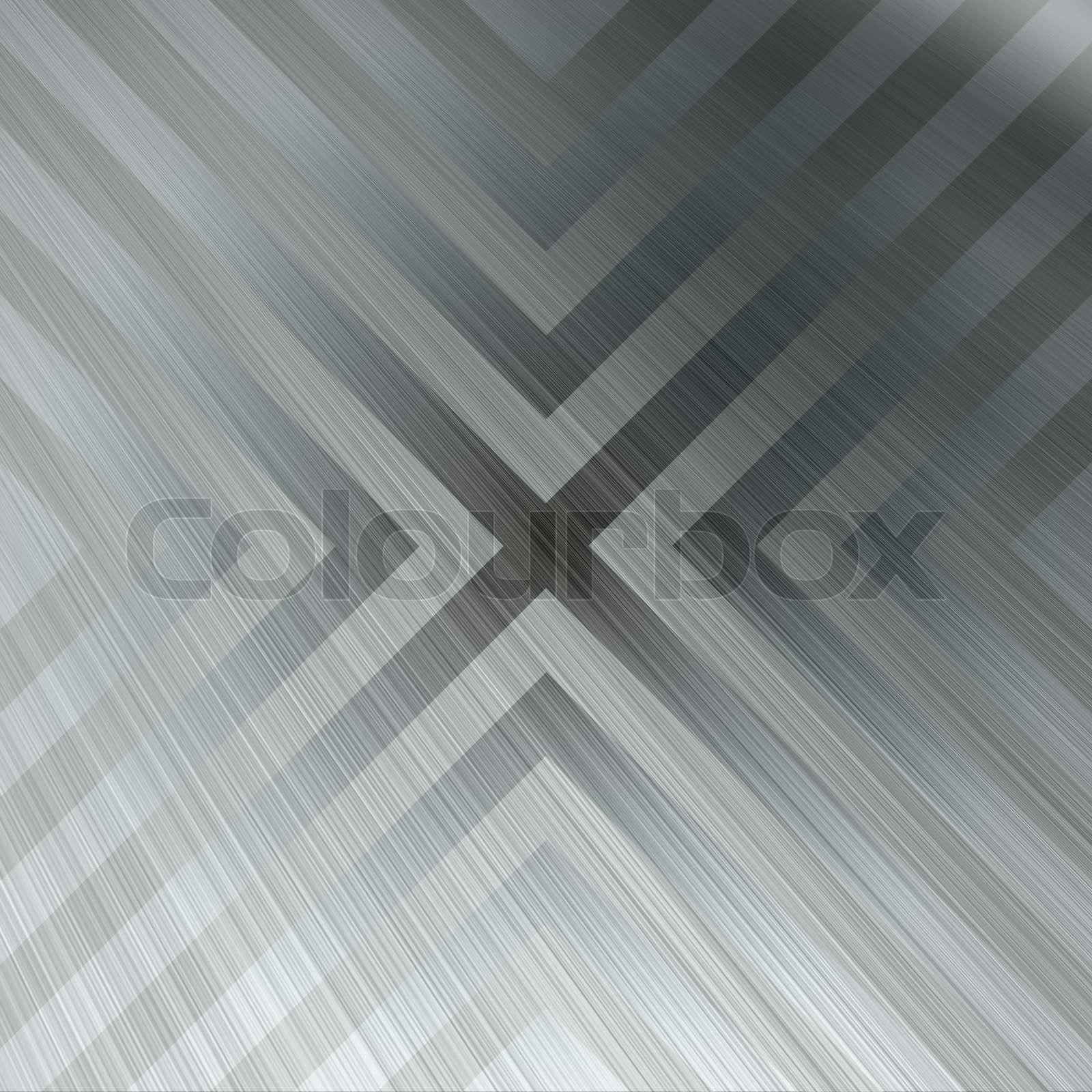 Chevron Brushed Metal Background | Stock image | Colourbox