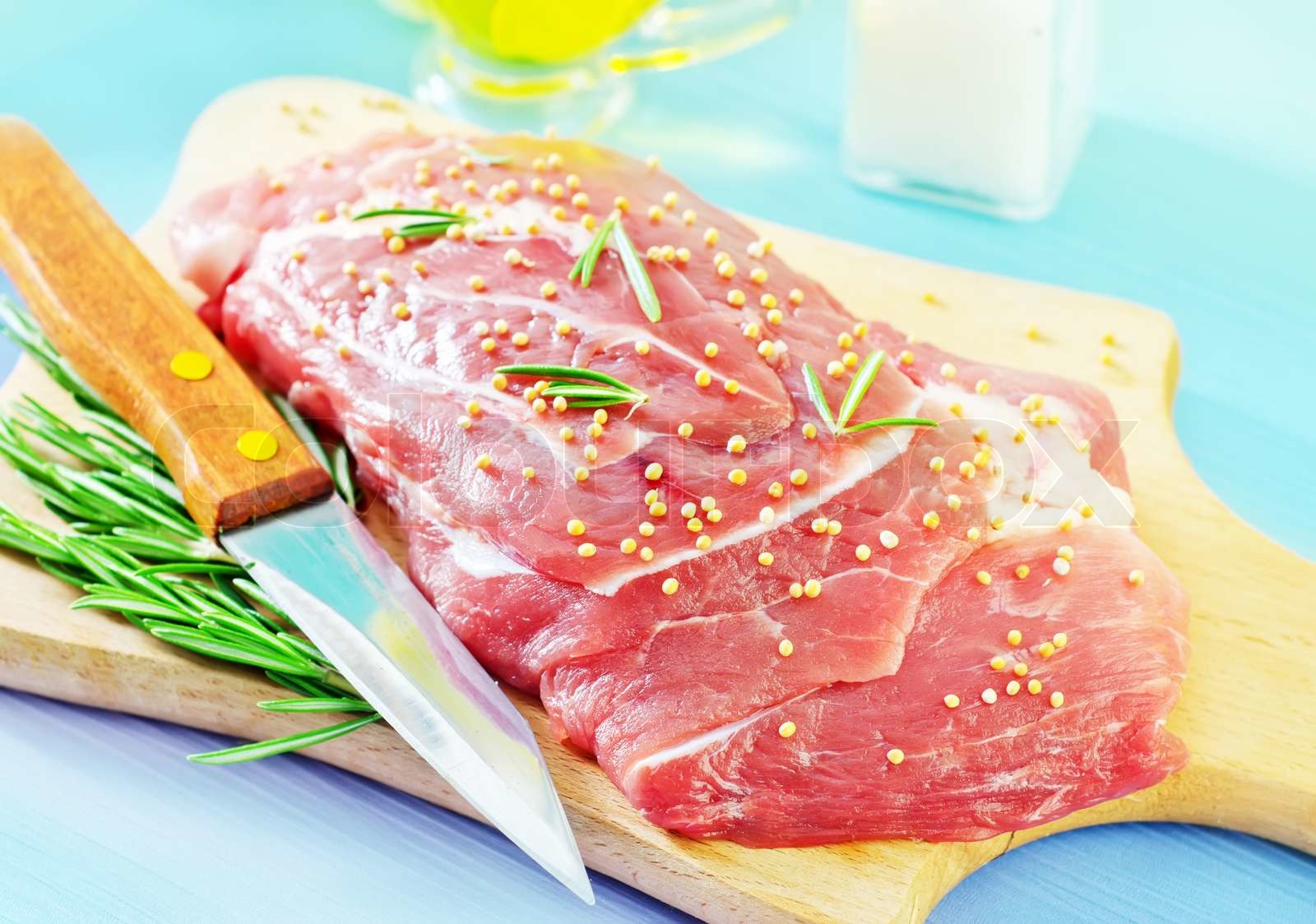 raw meat | Stock image | Colourbox