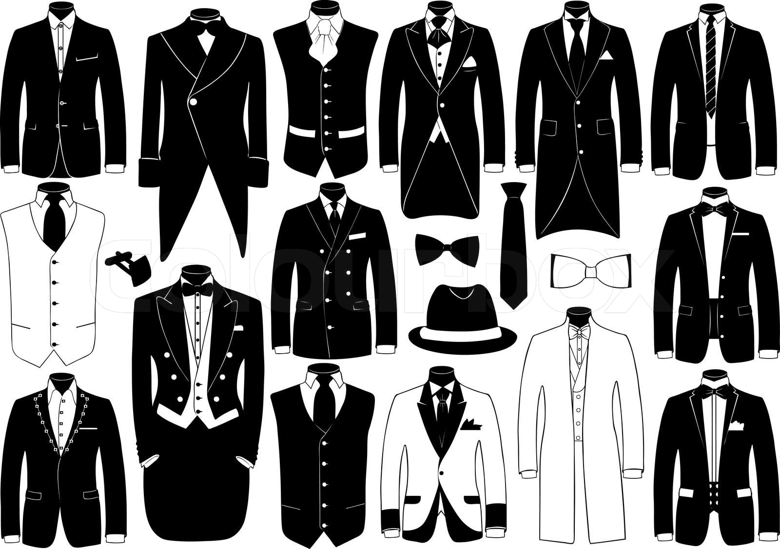 Suits Illustration Set | Stock vector | Colourbox