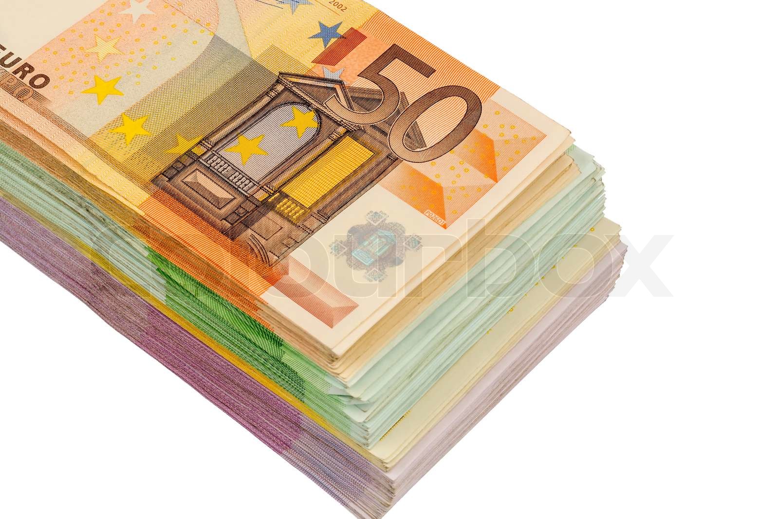 viele Euro-Banknoten | Stock Bild | Colourbox