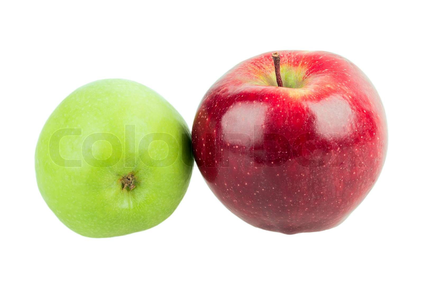 zwei Äpfel | Stock Bild | Colourbox