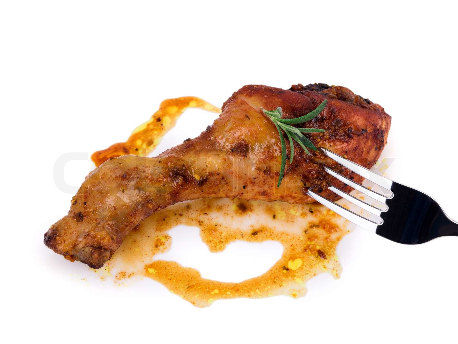 roasted chicken ham | Stock image | Colourbox