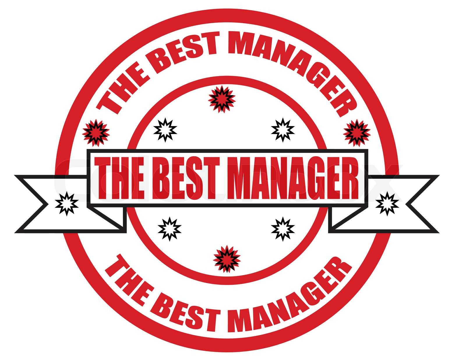 Der beste Manager | Stock-Vektor | Colourbox