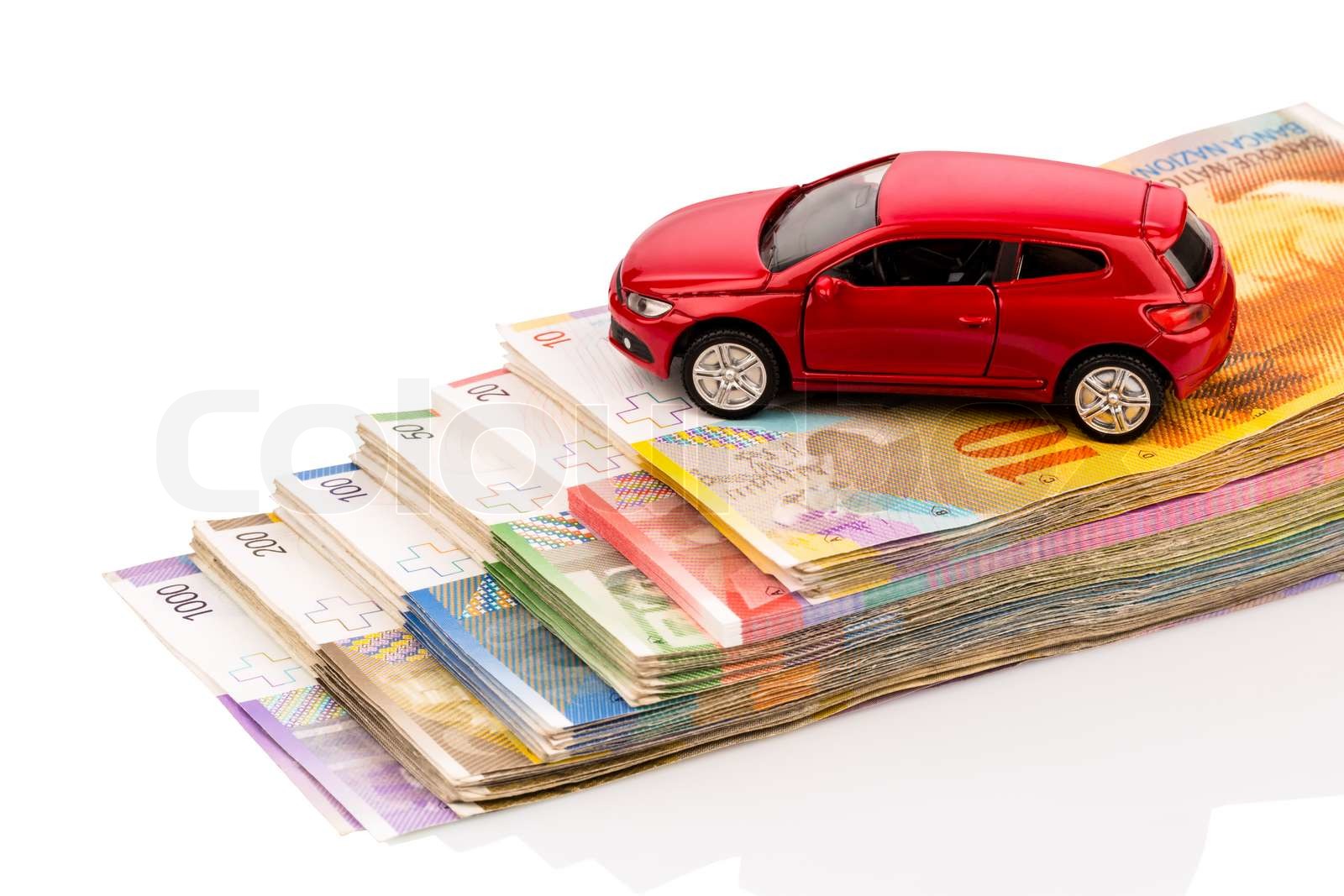 Car On Swiss Franc Stock Image Colourbox car-on-swiss-franc-stock-image-colourbox
