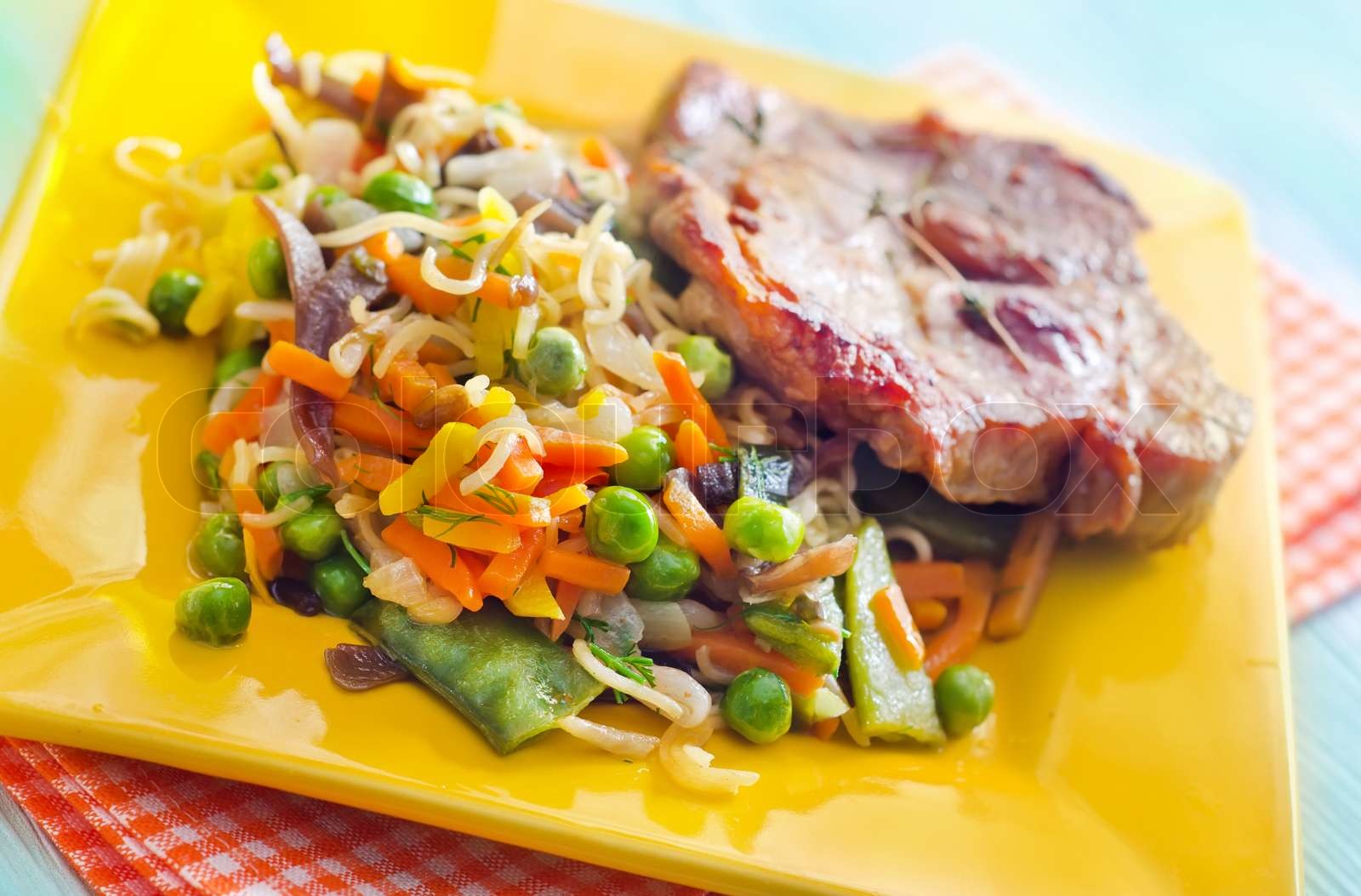Vegetables With Meat Stock Image Colourbox vegetables-with-meat-stock-image-colourbox