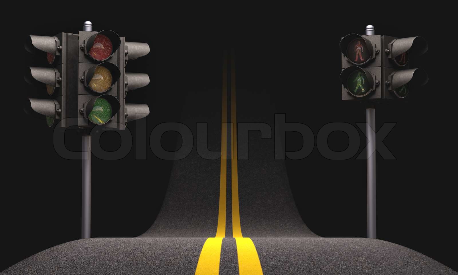 Road Traffic Light | Stock image | Colourbox