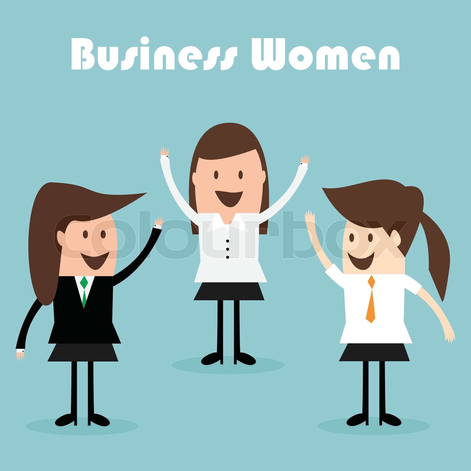 Business women team | Stock vector | Colourbox