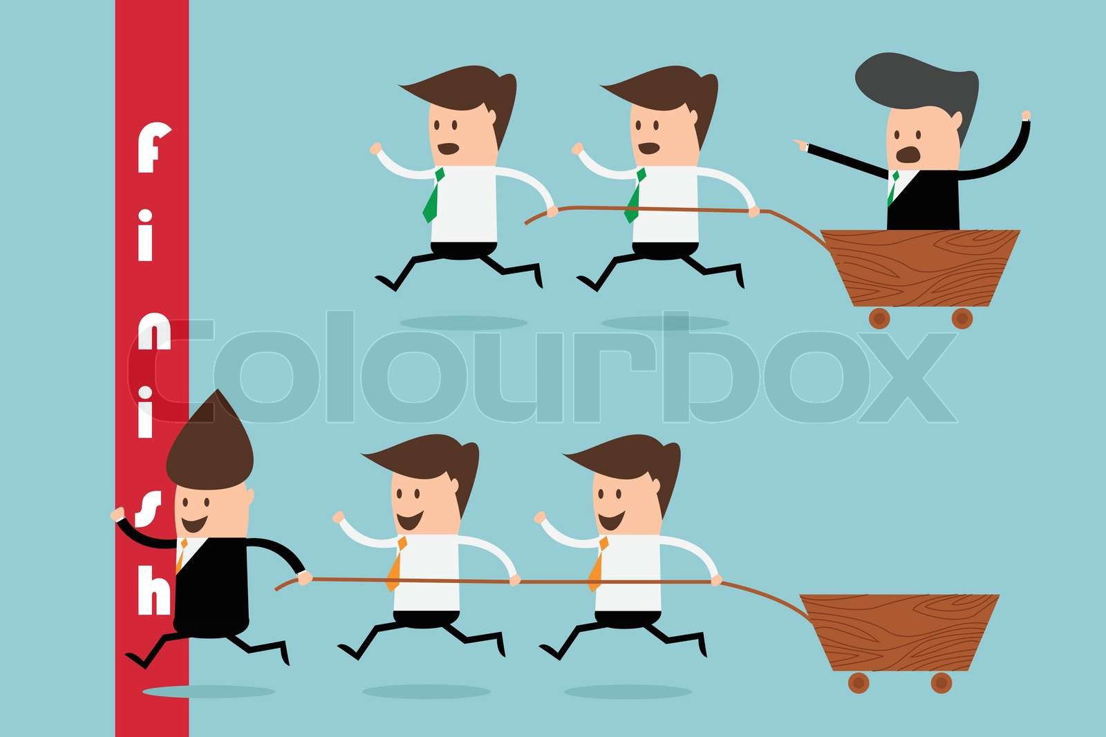 teamwork | Stock vektor | Colourbox