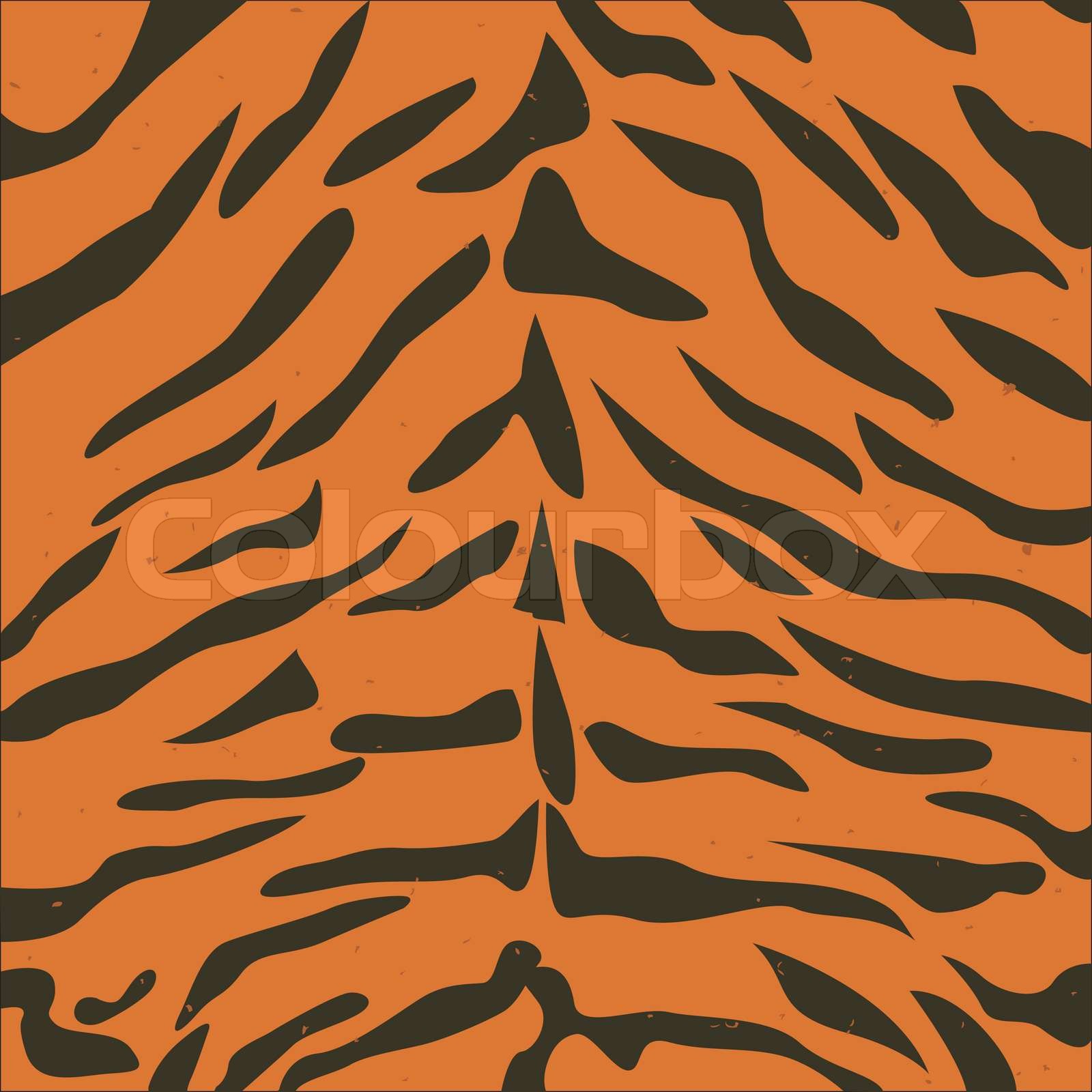 Tiger skin | Stock vector | Colourbox