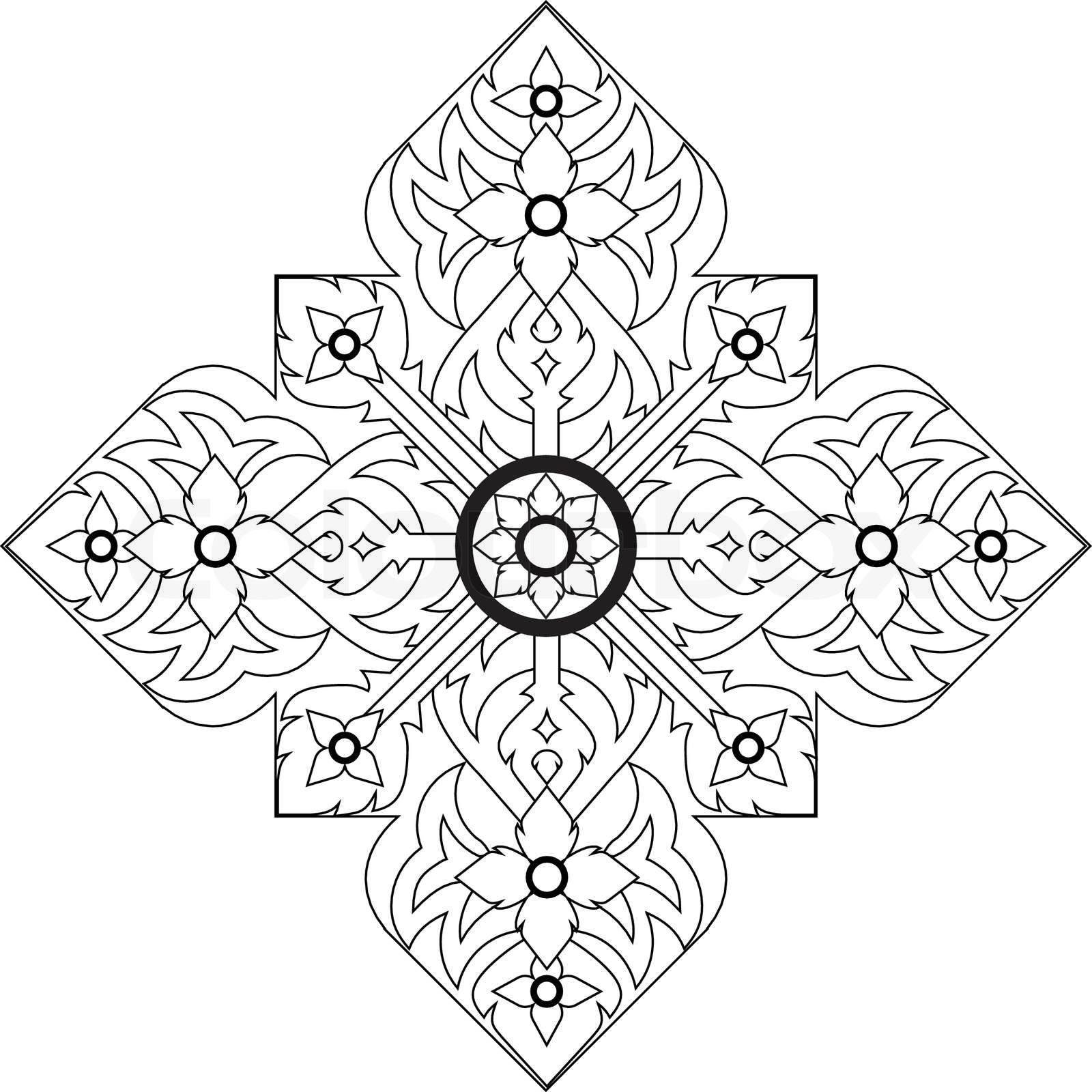 Thai Pattern | Stock vector | Colourbox