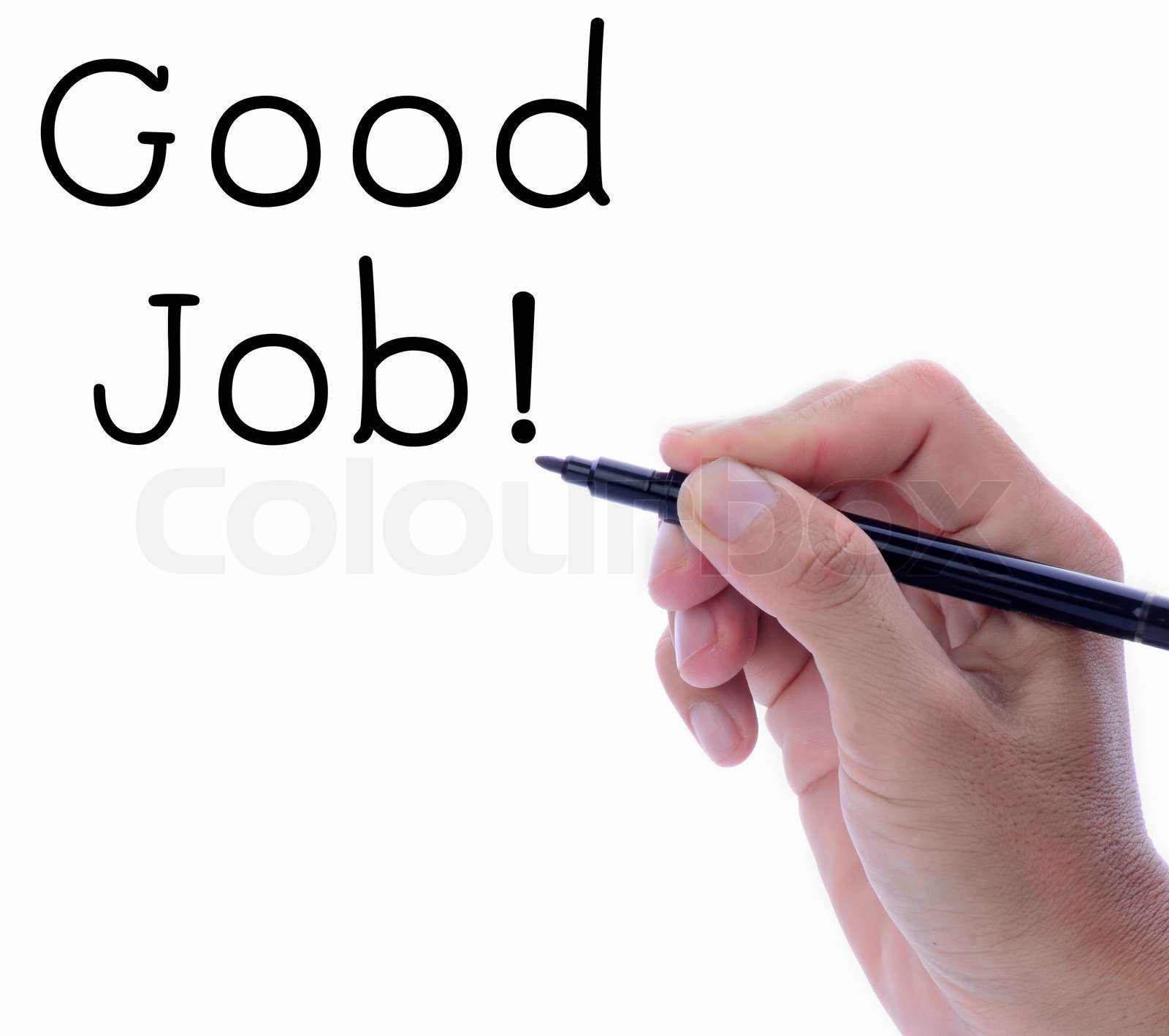 Good job! | Stock Bild | Colourbox