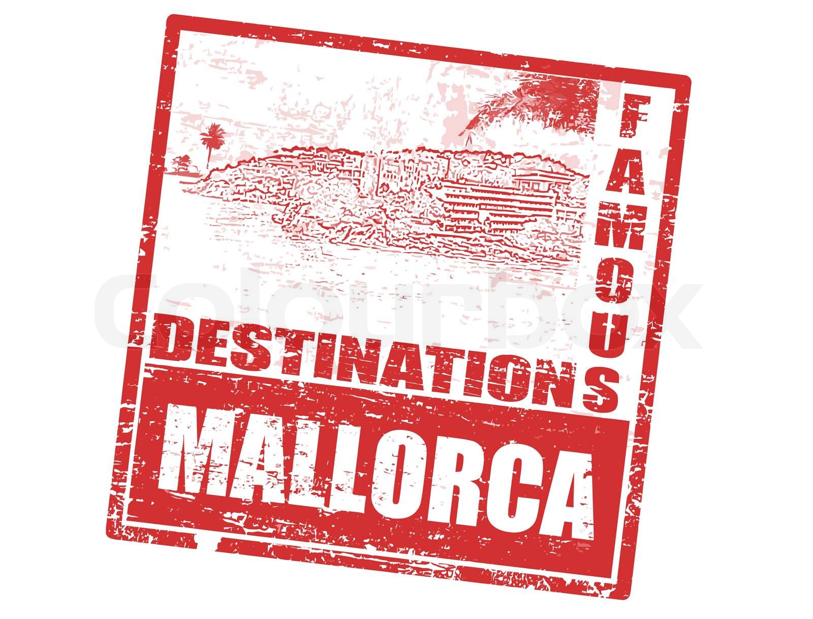 Mallorca stamp | Stock vector | Colourbox